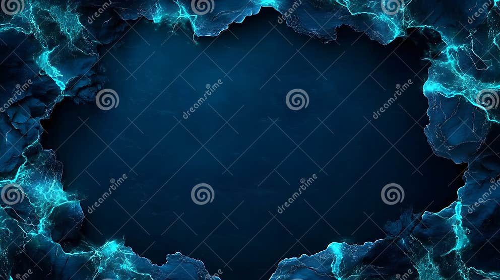 Minimalist Dark Blue Background with White Text Header Template Stock ...