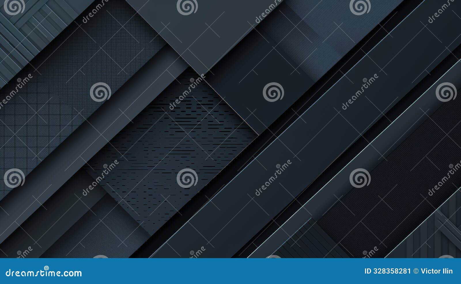 Minimalist Dark Blue Gradient Abstract Background with Geometric Shapes ...