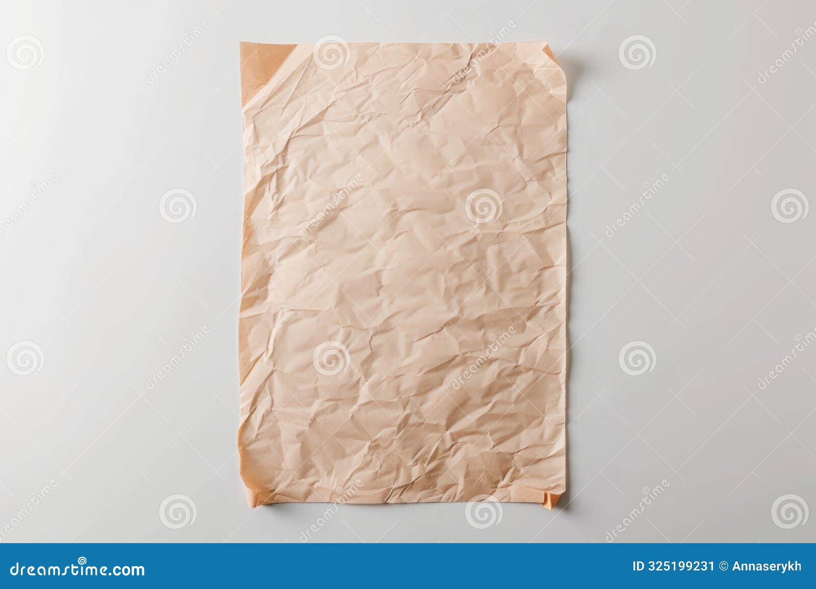 Minimalist Design with Crumpled Beige Sheet on White Background – Ideal ...