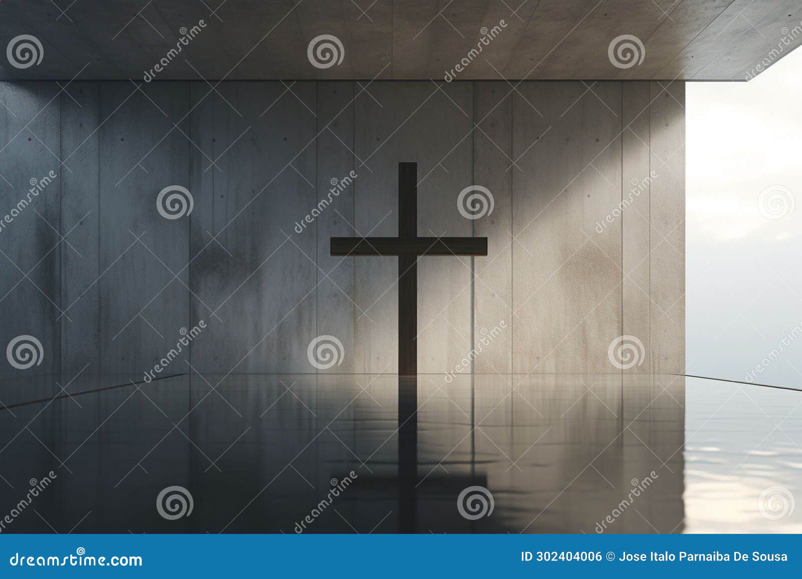 Minimalist Design Featuring a Cross and Subtle Stock Illustration ...