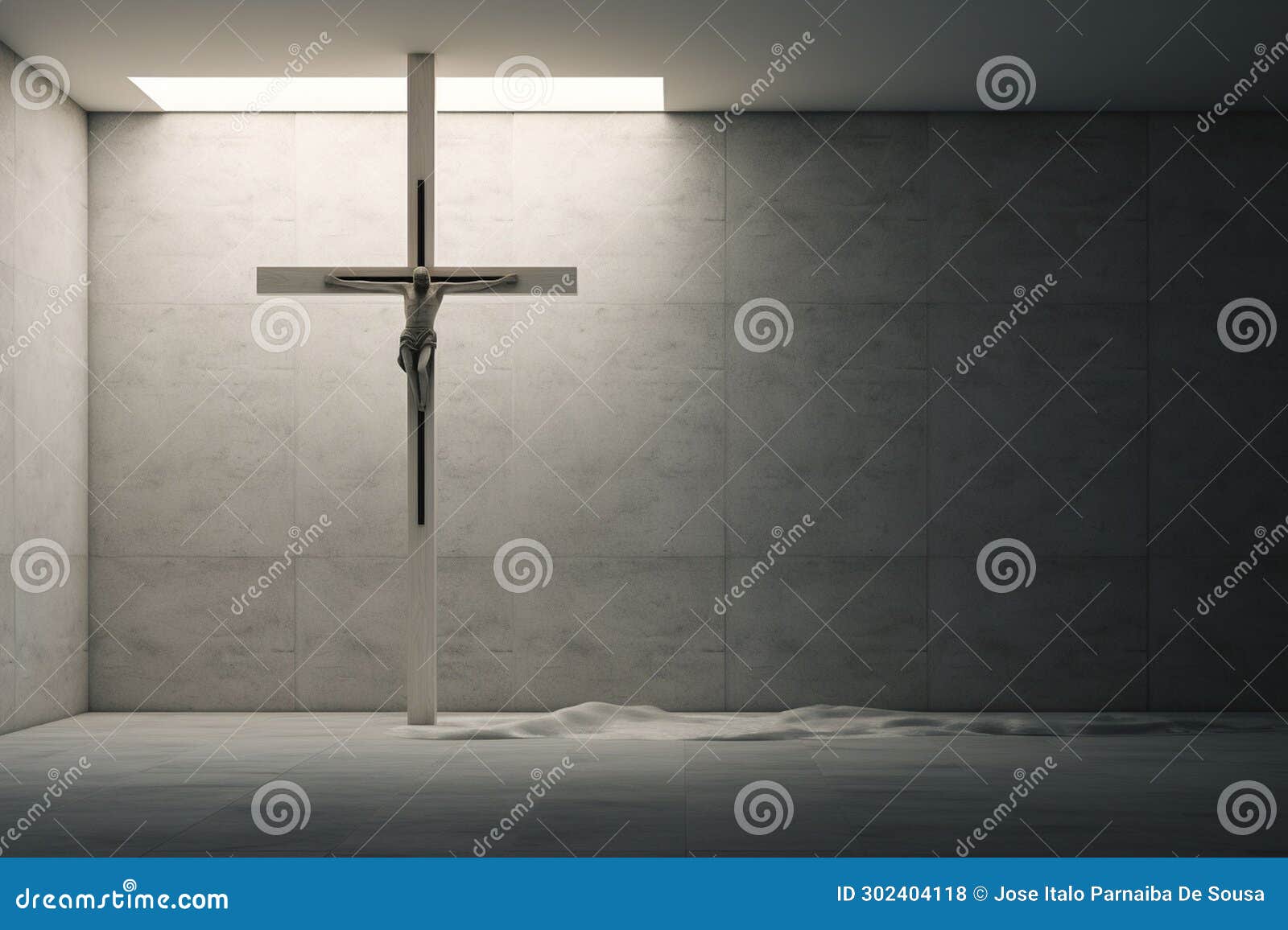 Minimalist Design Featuring a Simple Cross Stock Illustration ...