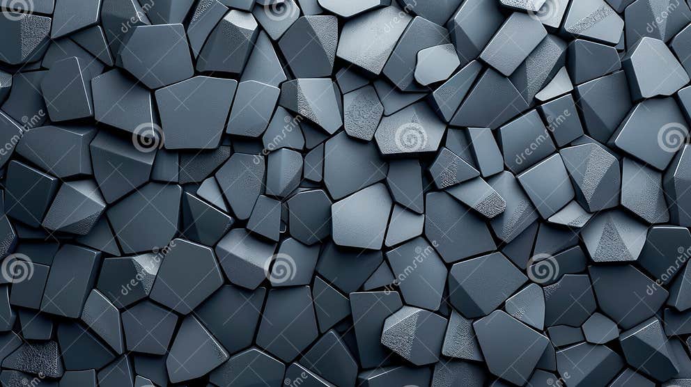 Abstract Dark Grey Geometric Pattern with Empty Background, Minimalist ...
