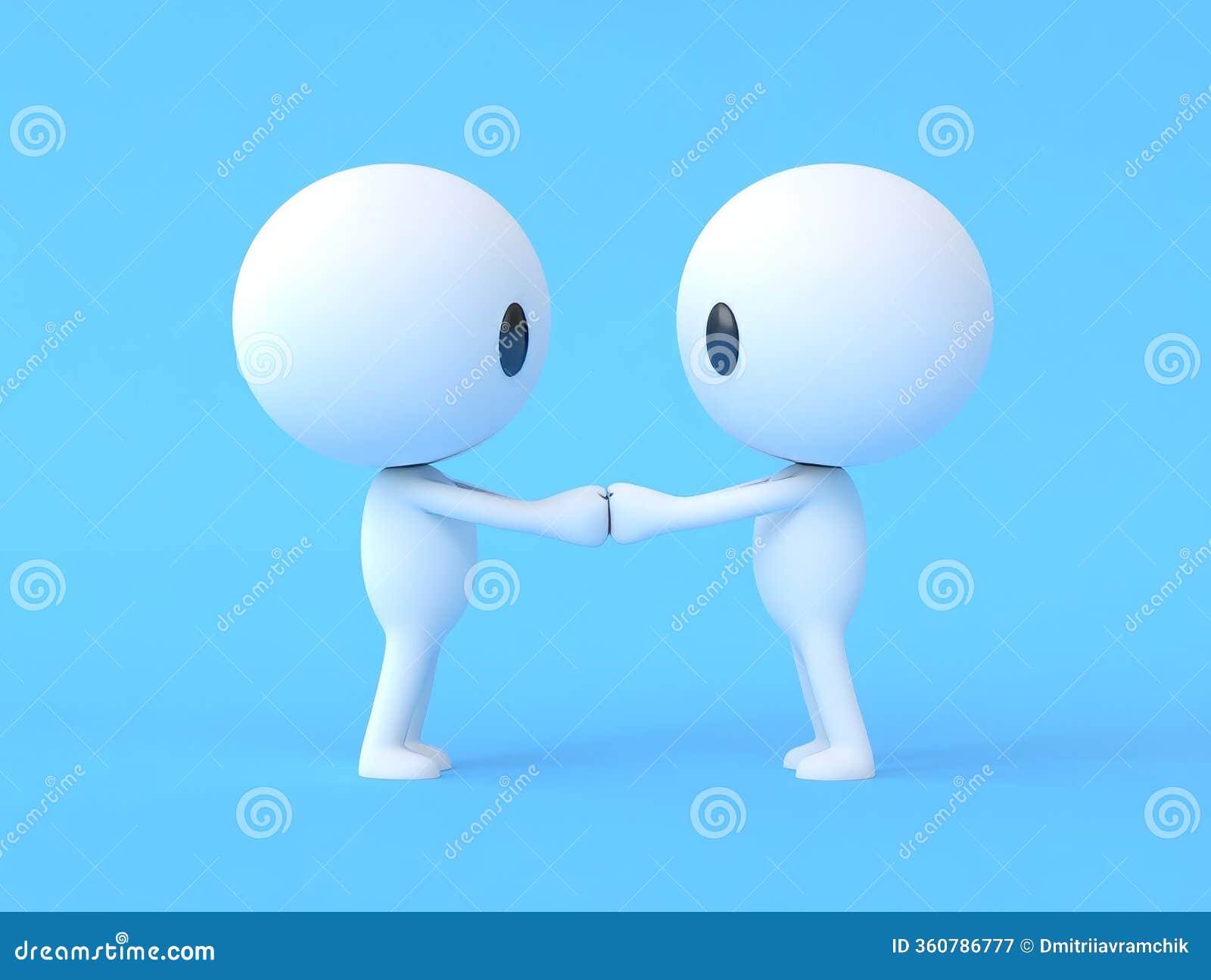 A Minimalist Digital Studio Background Frames a Friendly Wave between ...