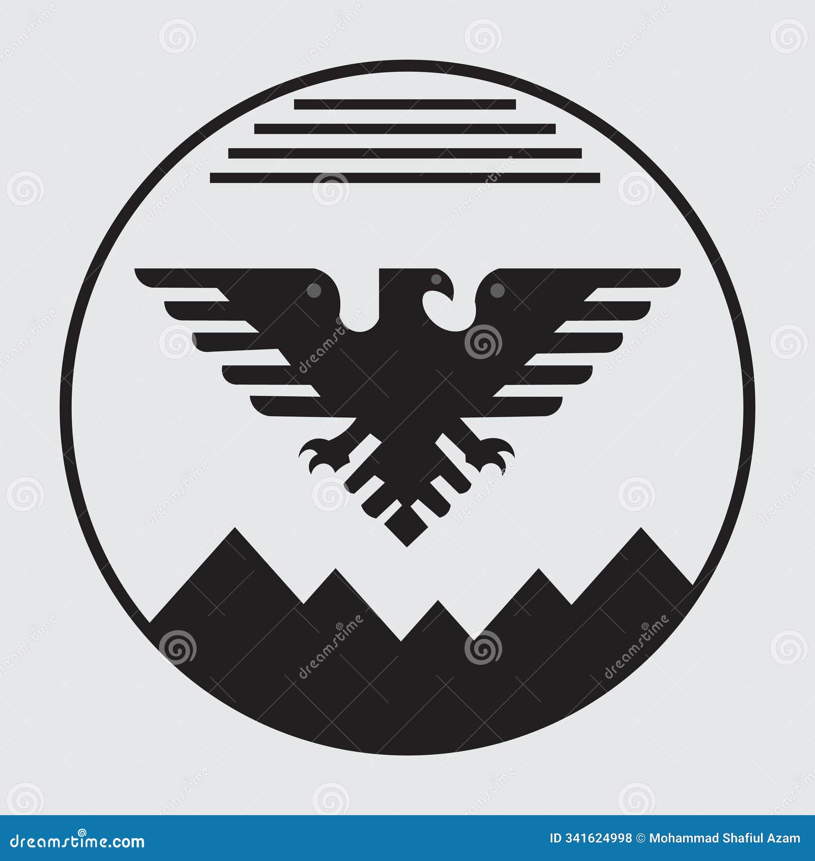 Minimalist Eagle Logo Design. Flying Bird Logo Design Graphic. Cartoon ...