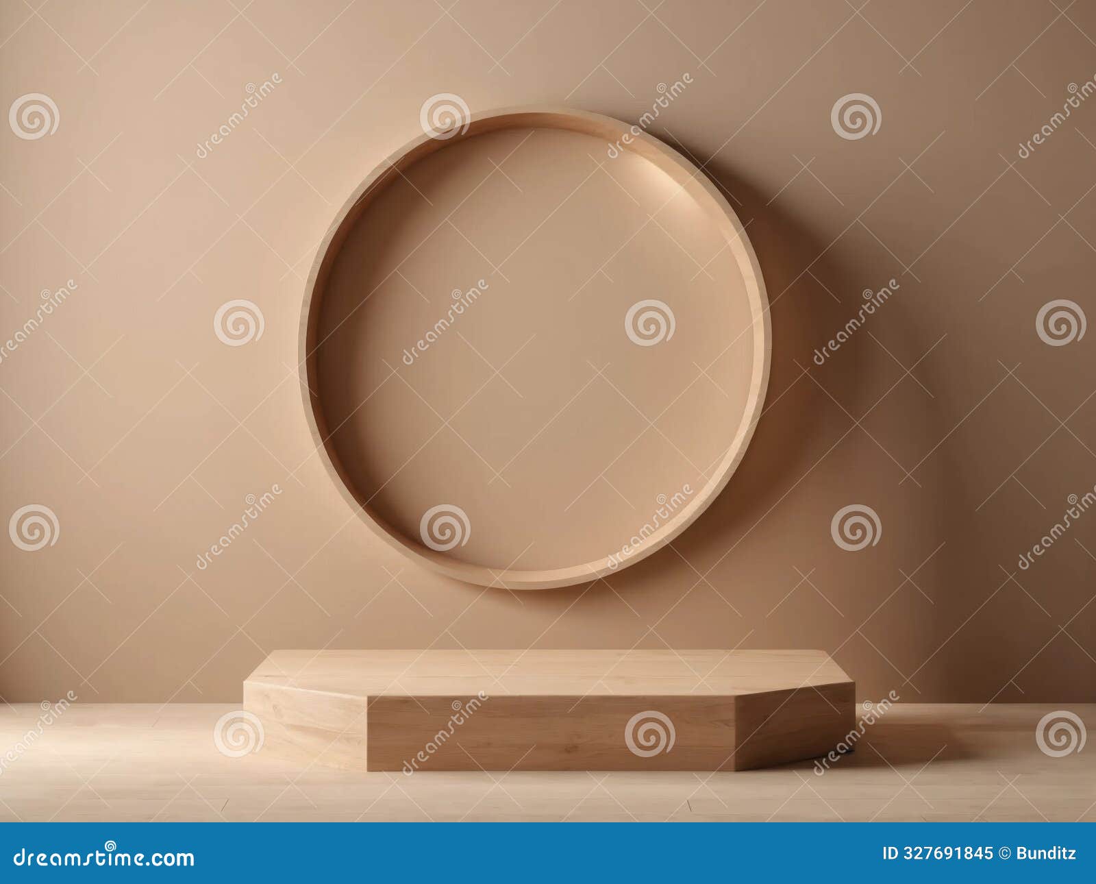 Minimalist Eco-friendly Product Display Podium with Ample Empty Space ...