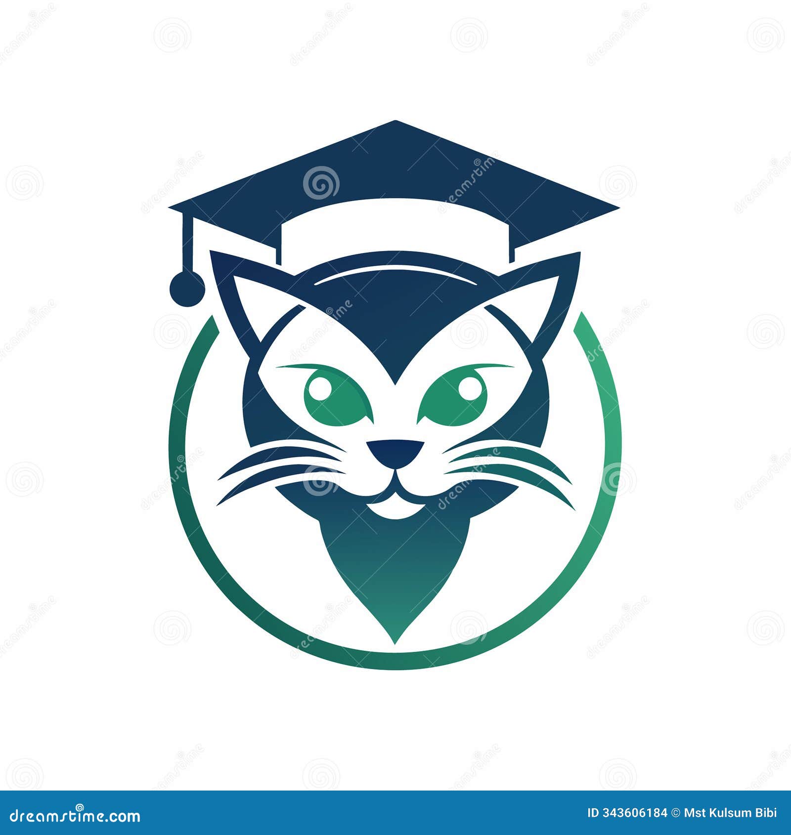 Minimalist Education Logo Ai Stock Illustration - Illustration of ...