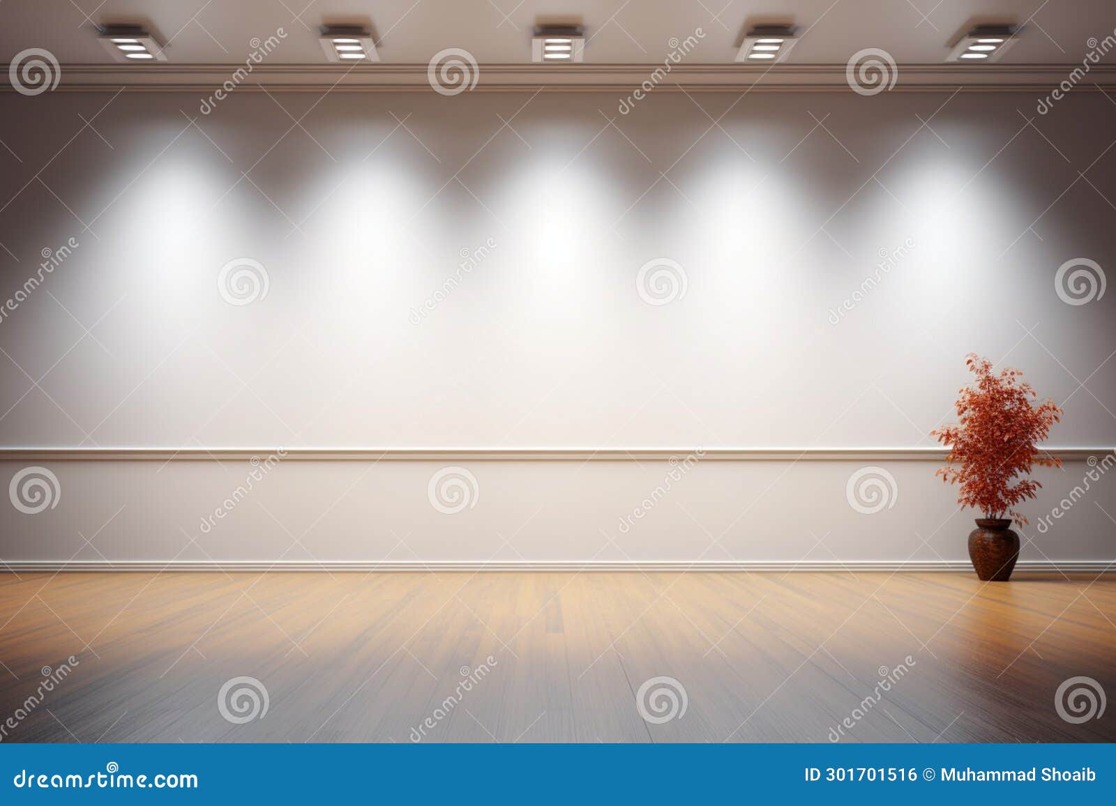 Minimalist Elegance Dark Room Lit by a Singular Lamp Stock Illustration ...