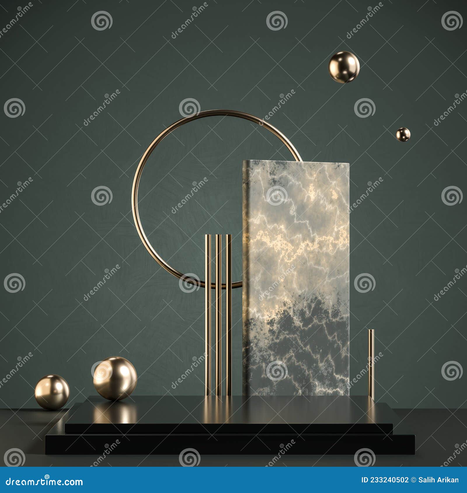 Minimalist Elegant Stage, Podium, Platform Mock Up for Presentation. 3d ...