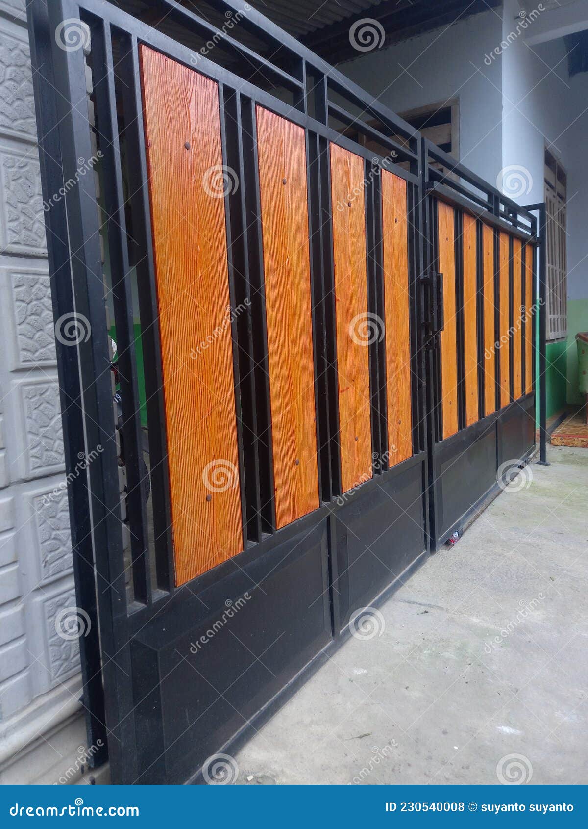Minimalist Fence Model for the House Stock Photo - Image of model ...