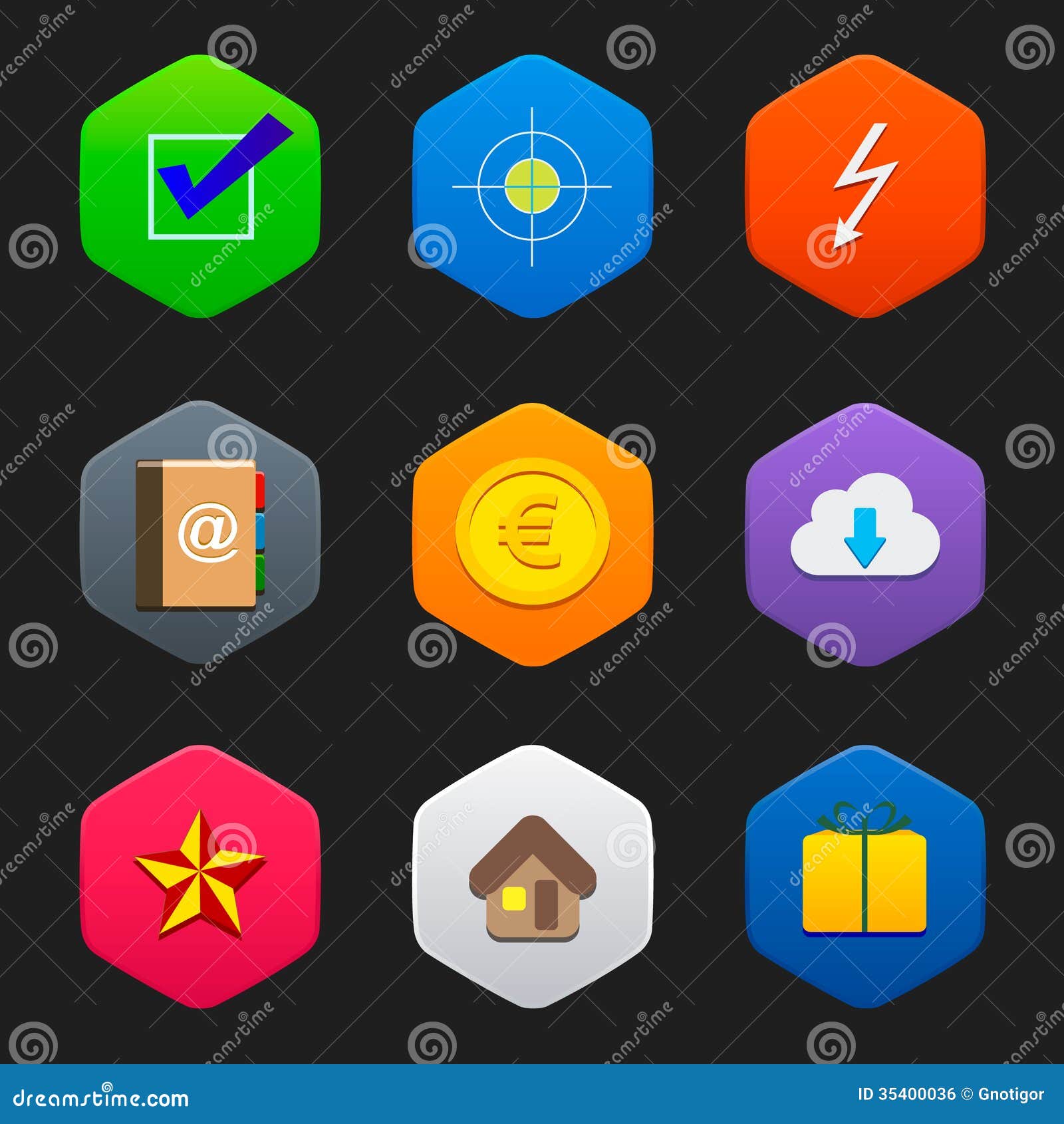 Minimalist flat icons E stock vector. Illustration of button - 35400036