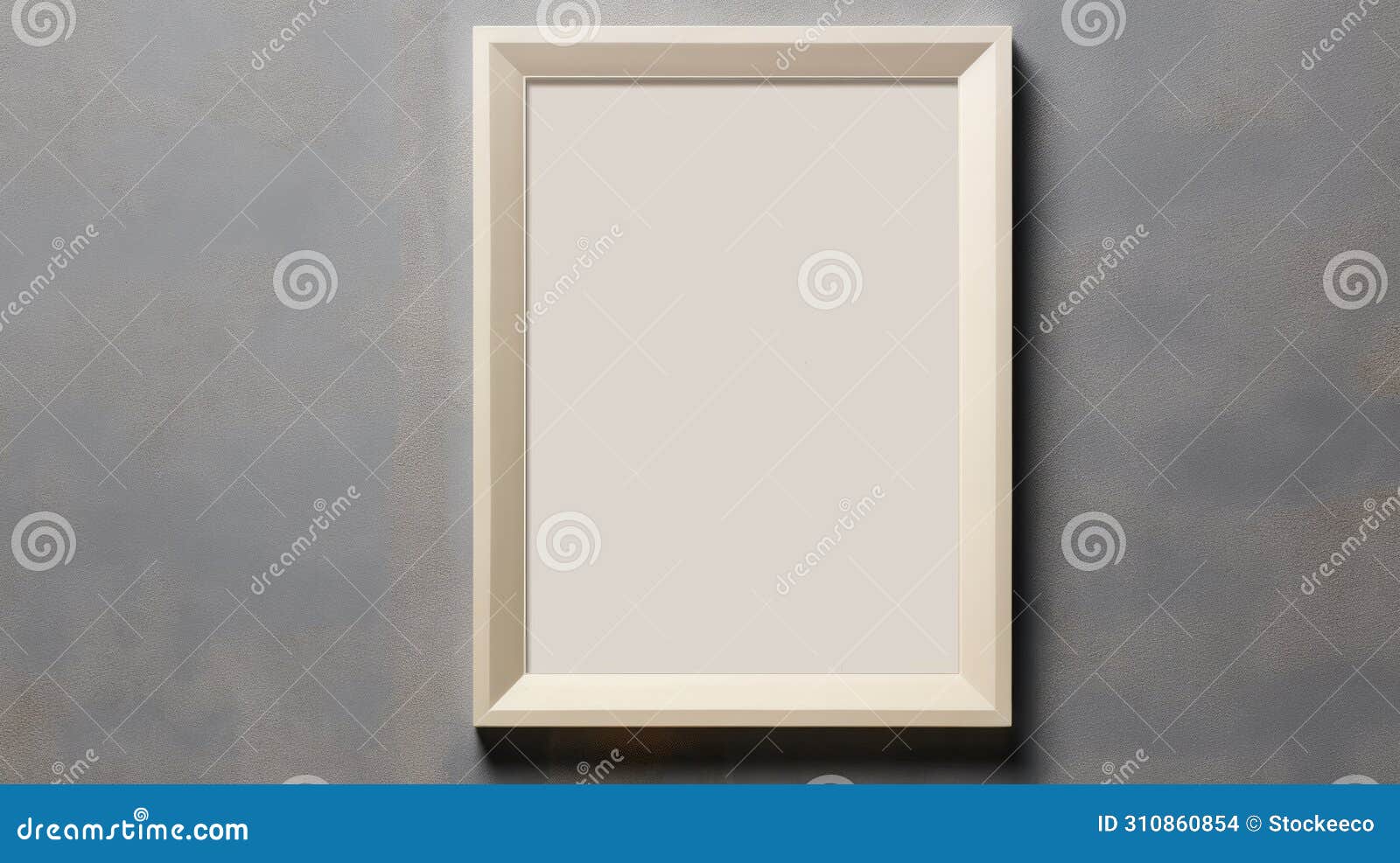 Minimalist 7x5 Frame Structure Mockup Against Shadow Background Stock ...