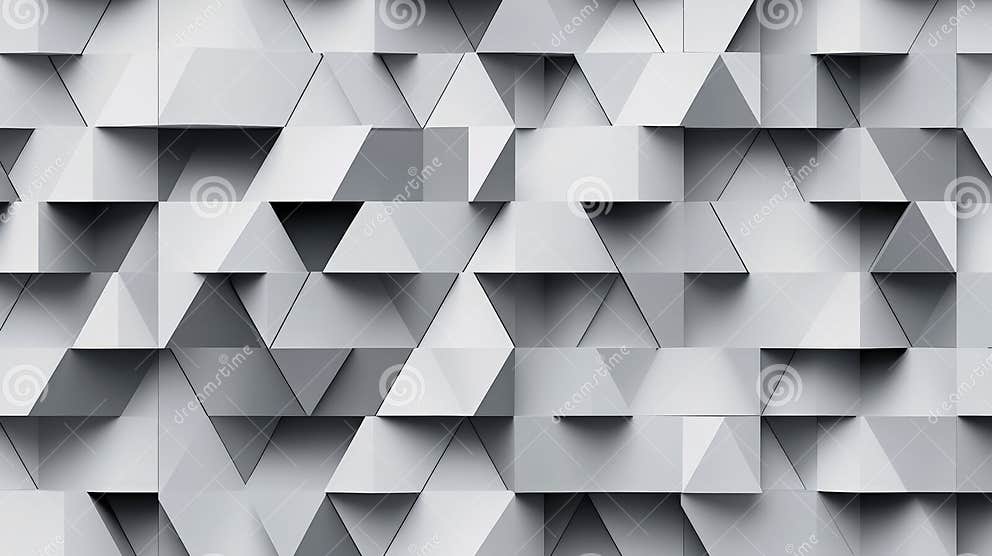 A Minimalist Geometric Pattern with Interlocking Triangles in ...
