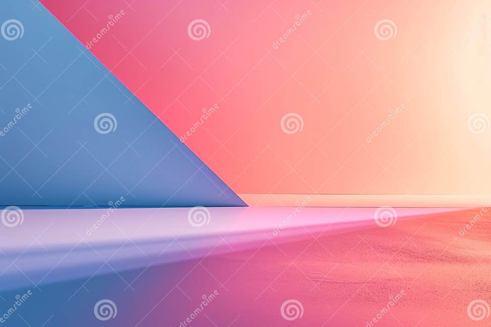 A Minimalist Gradient Background with Two Complementary Colors ...