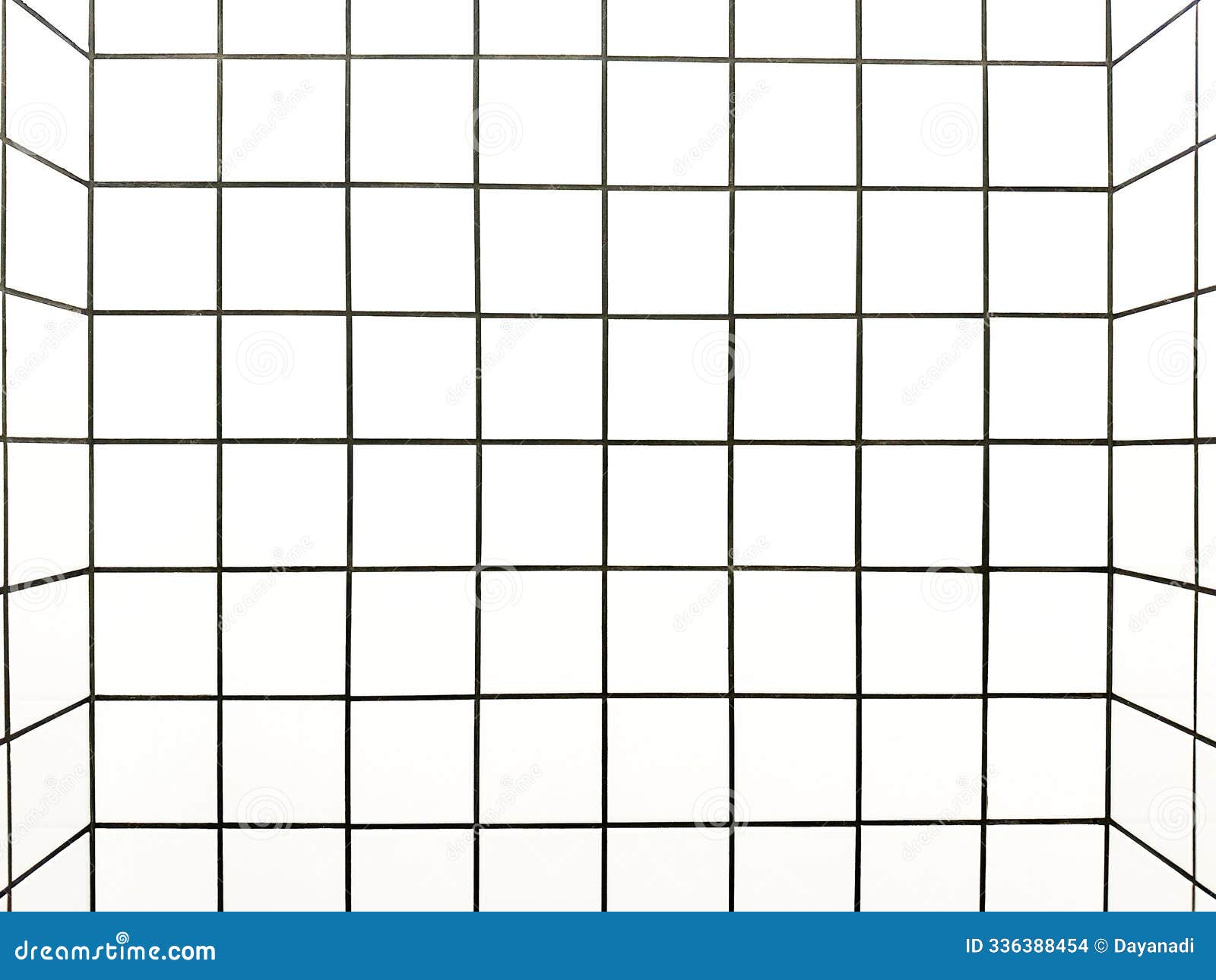 Minimalist Grid Pattern with Back Lines on White Background Stock Photo ...