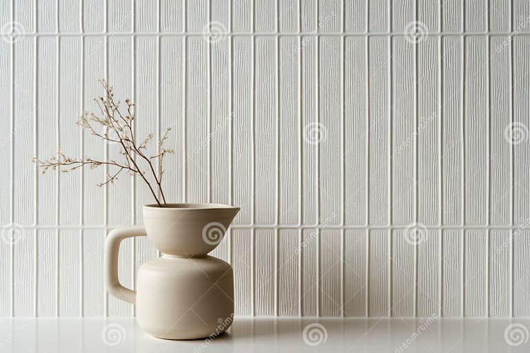 A Minimalist Grid Pattern with Subtle Embossed Lines, Soft Neutral ...