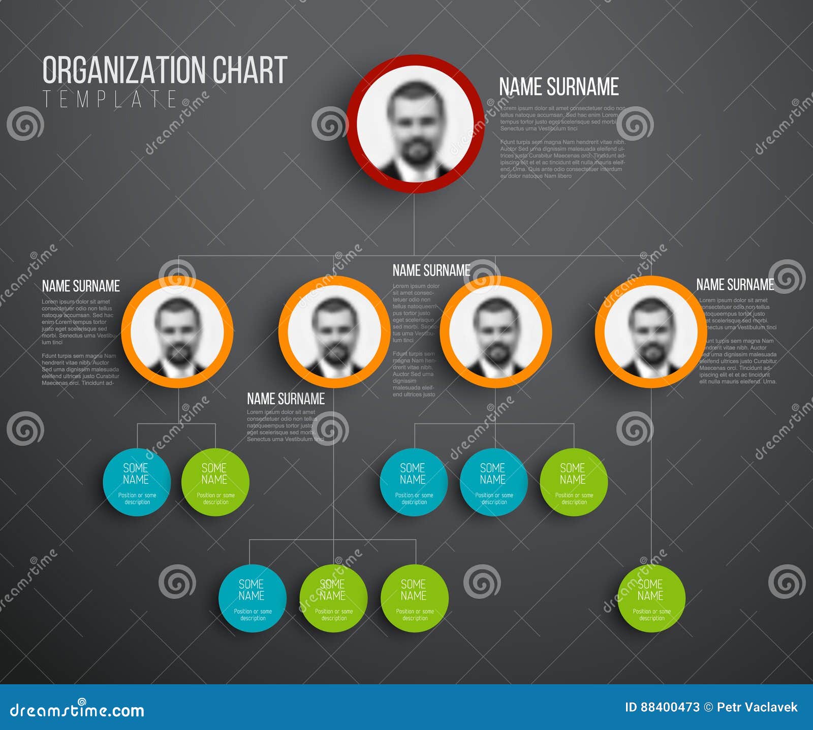 Minimalist Company Organization Hierarchy Schema - Dark Version Vector ... Minimalist Company Organization Hierarchy Schema - Dark Version Vector ...