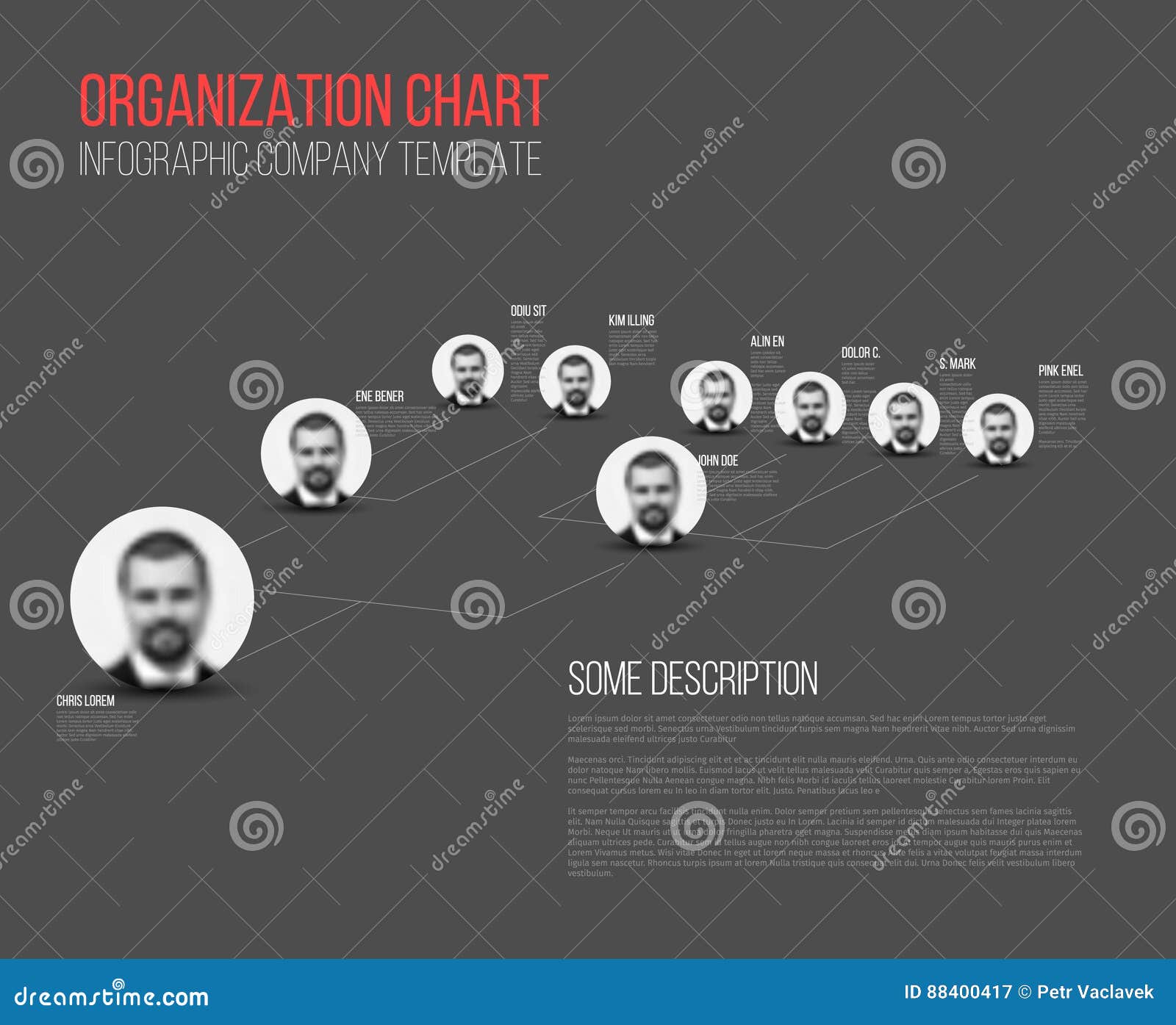 Minimalist Hierarchy 3d Chart Stock Vector - Illustration of career ...