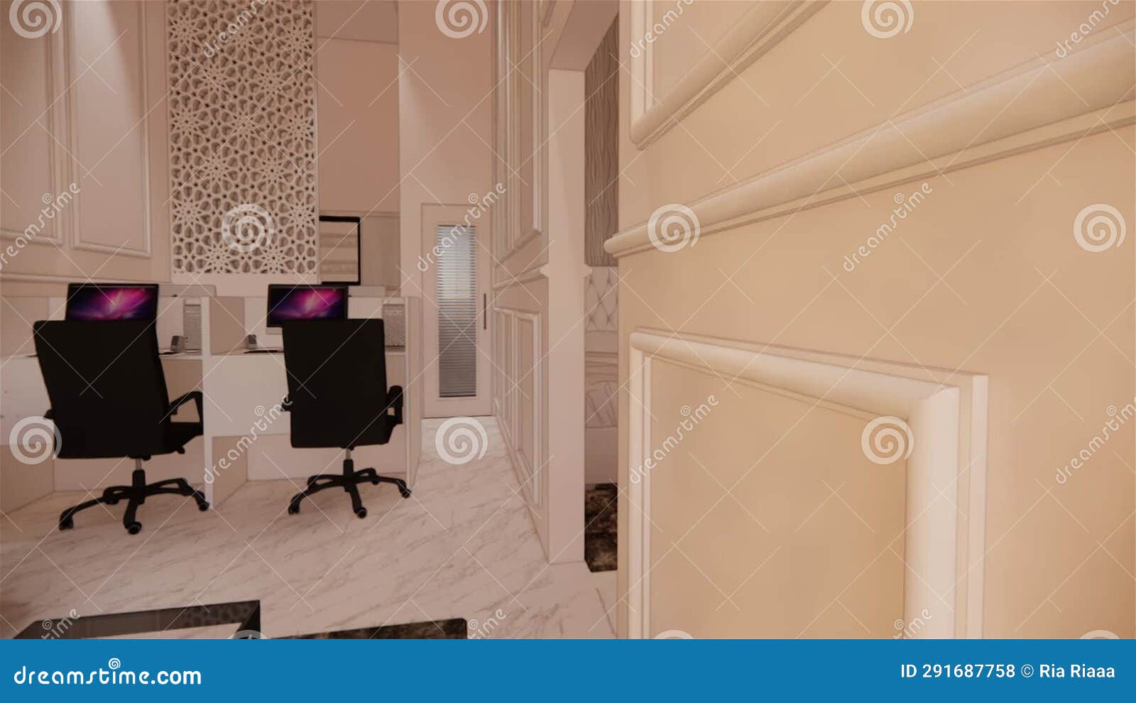 Minimalist Home Interior Design in Soft Colors Stock Footage - Video of ...