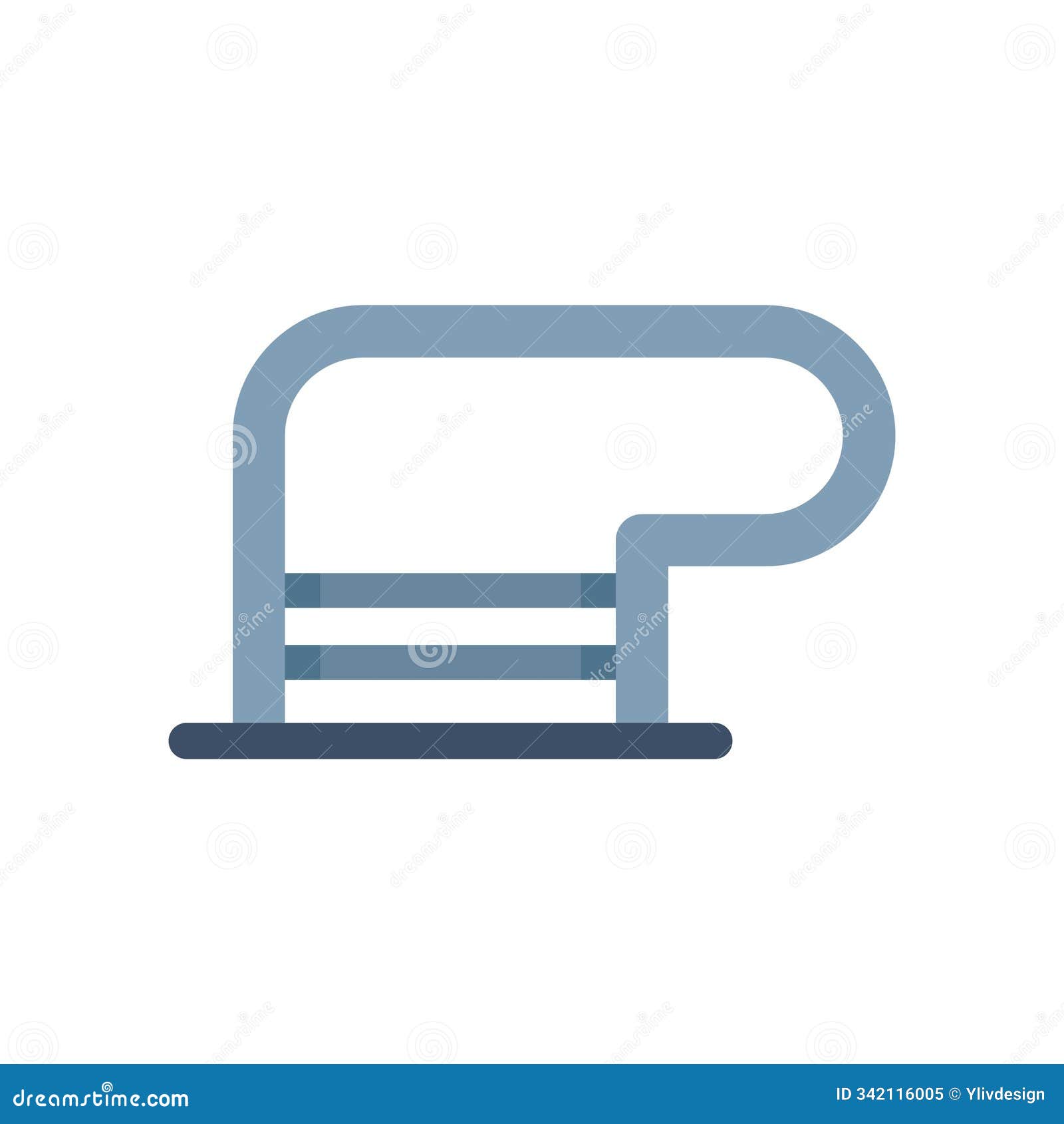 PPE Icon.Use Handrail Symbol Sign On Black Background,Vector ...