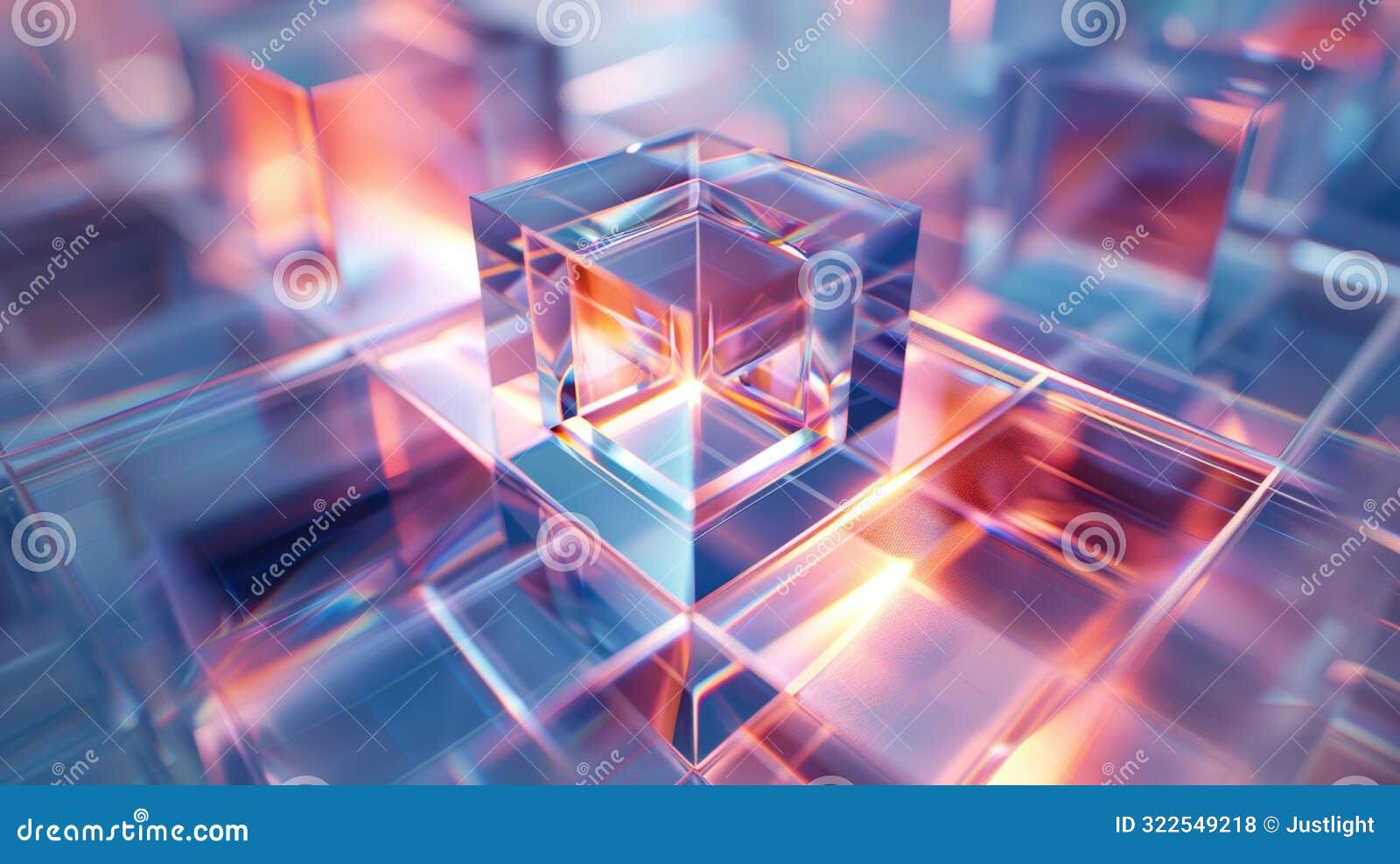 A Minimalist Illustration of a Symmetrical Crystal Structure Being ...