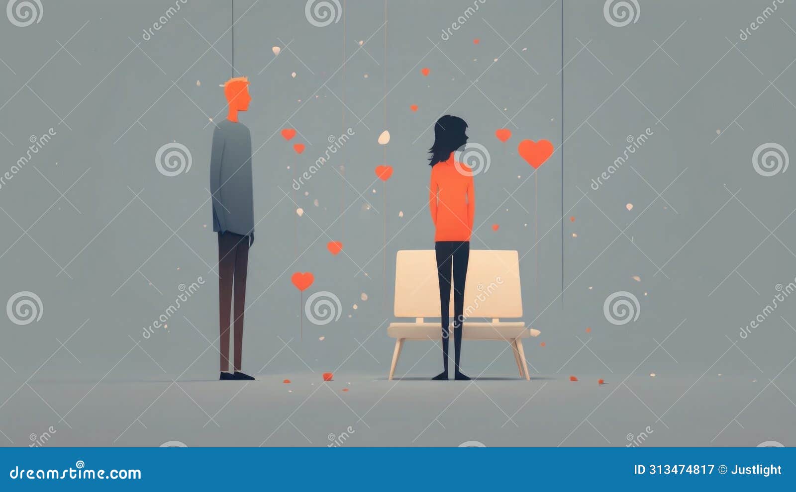 A Minimalist Illustration That Visually Represents The Impact Of