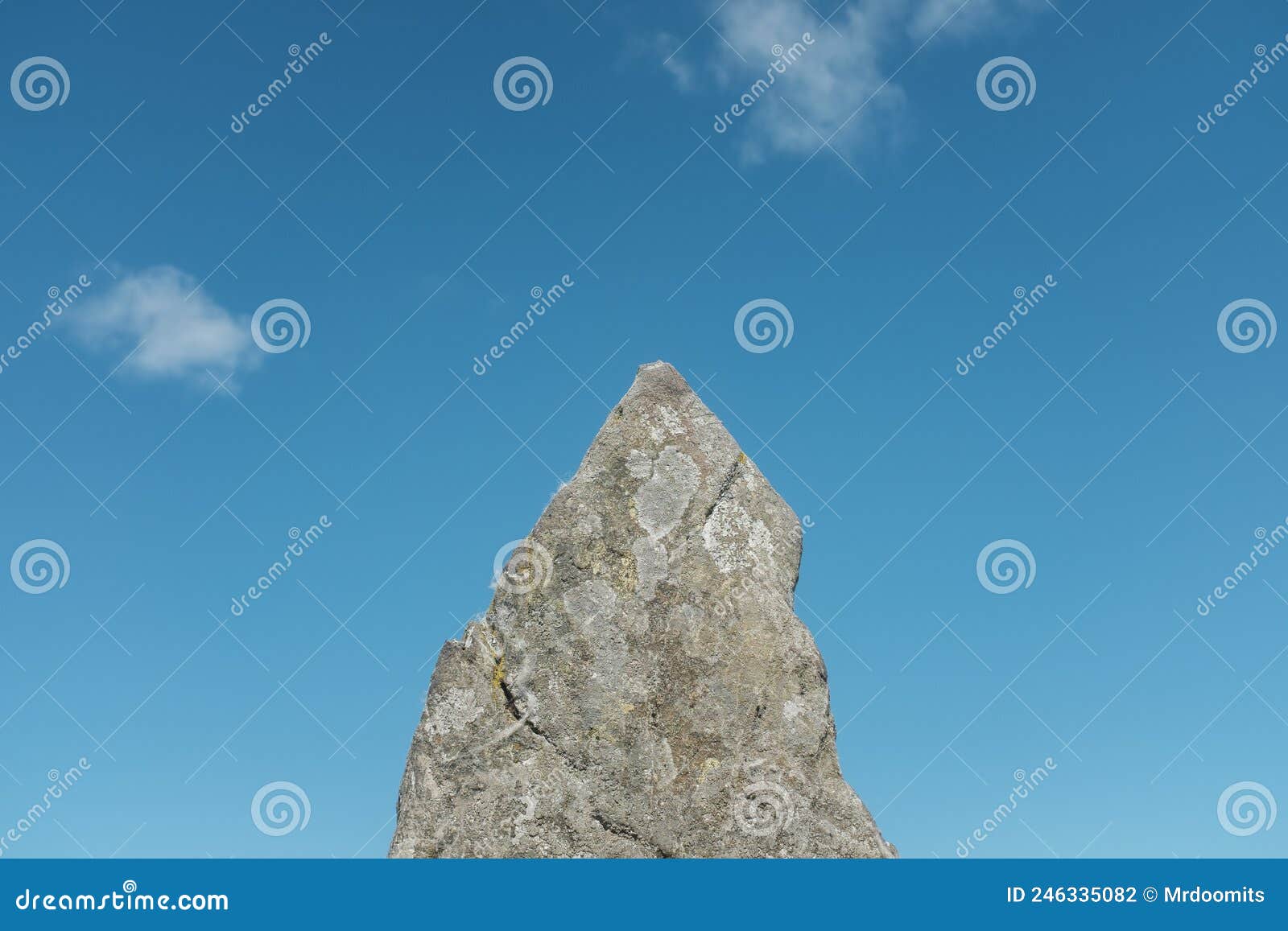 Abstract Pointing Rock stock photo. Image of blue, peaceful - 246335082