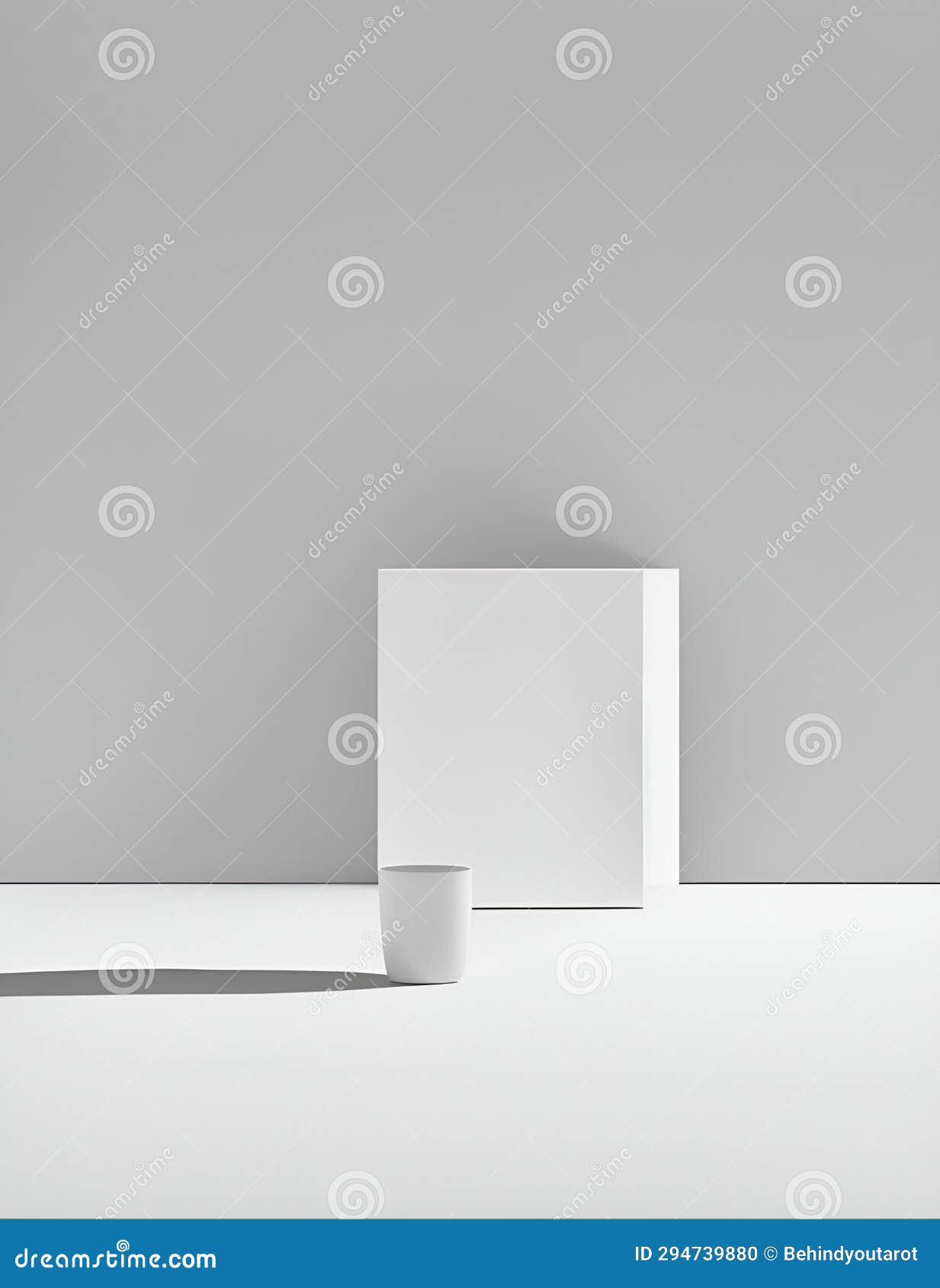 A Minimalist Image of a Simple Object and Scene Stock Illustration ...