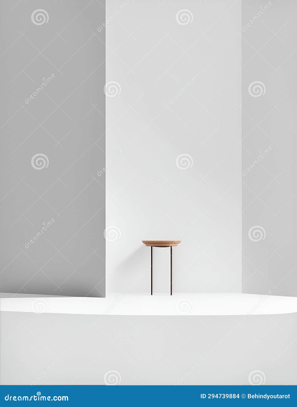 A Minimalist Image of a Simple Object and Scene Stock Illustration ...