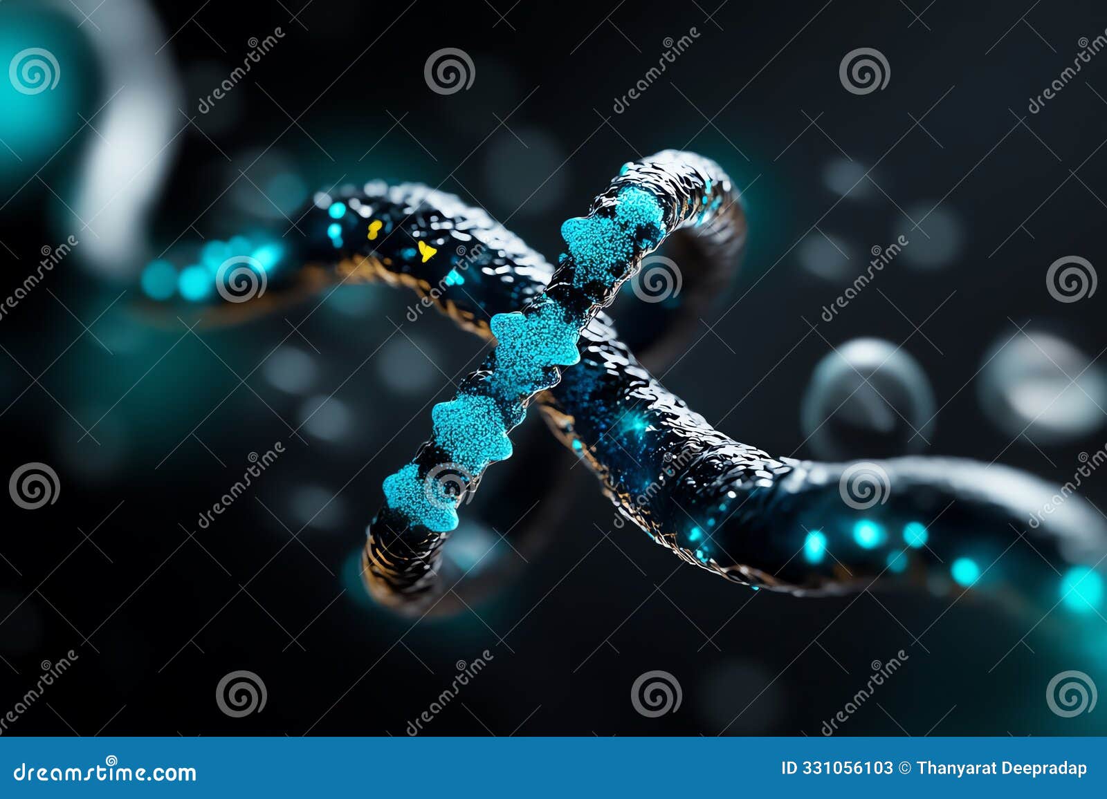 A Minimalist Image of a Single Gene on a Chromosome, with a Simple ...