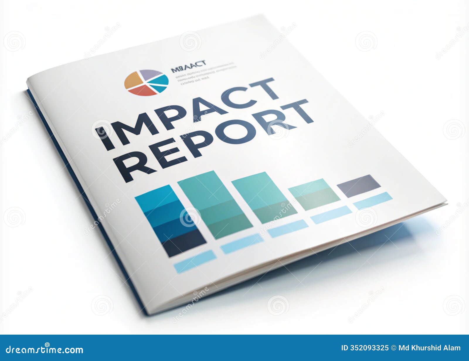 Minimalist Impact Report Design Showcasing Professional Analytics and ...
