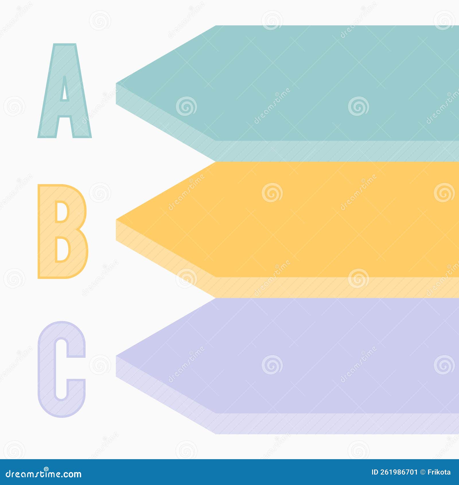 Minimalist Infographics Abc. Data Visualization Comparison. Vector ...