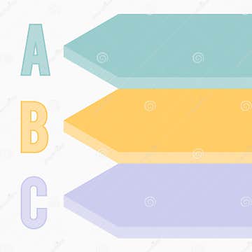 Minimalist Infographics Abc. Data Visualization Comparison. Vector ...