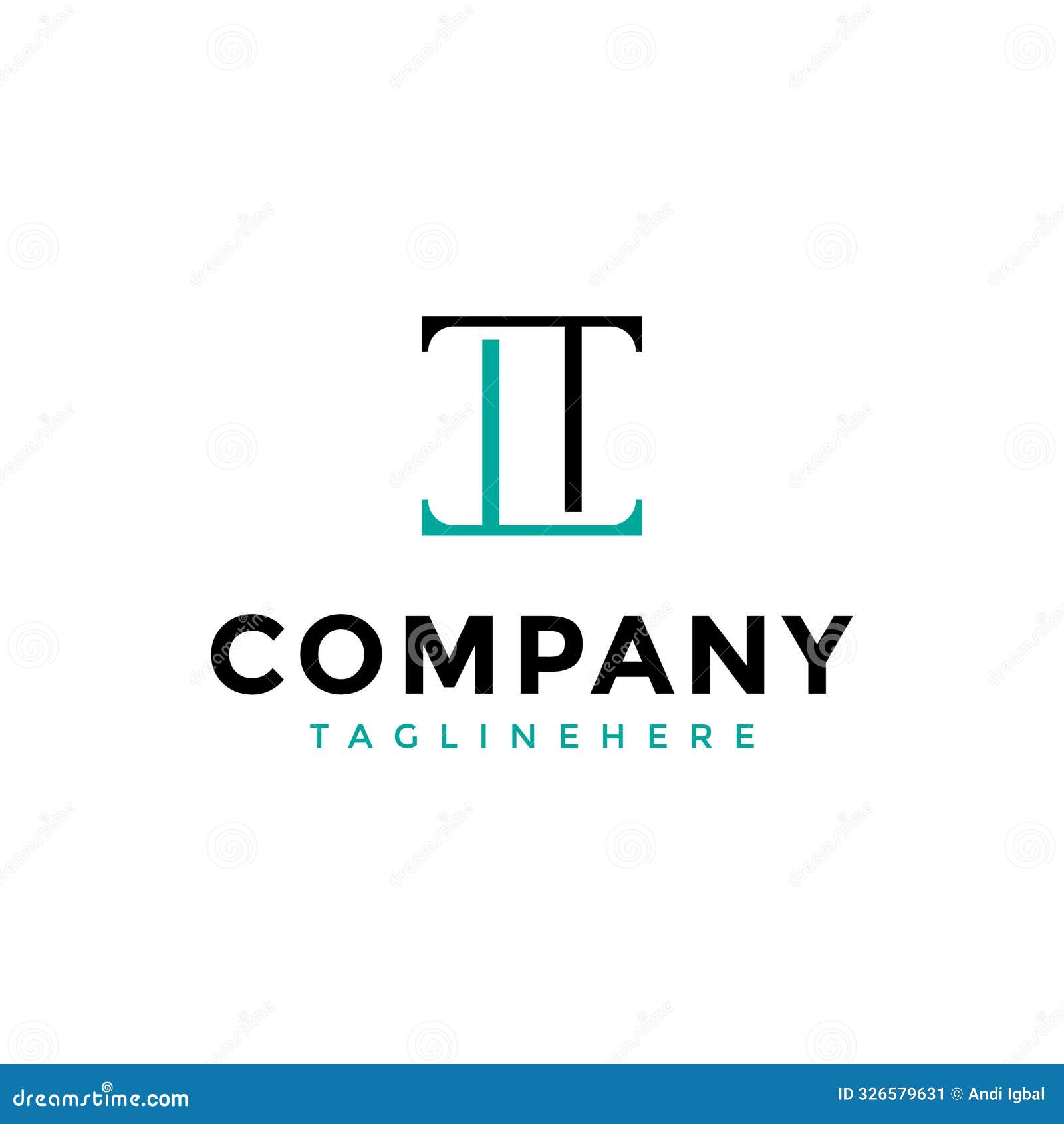 Minimalist Initial T Law Firm Logo Design Vector Stock Vector ...
