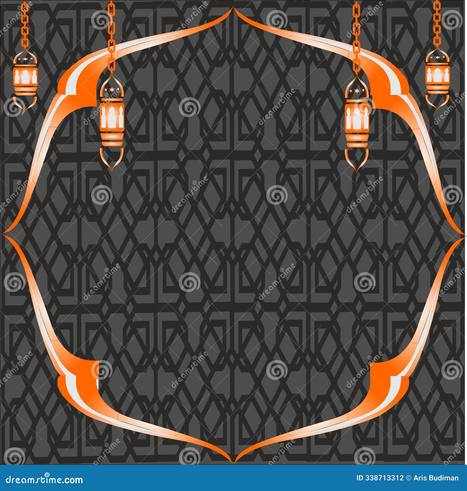 Minimalist Islamic Vector Background Design Stock Vector - Illustration ...
