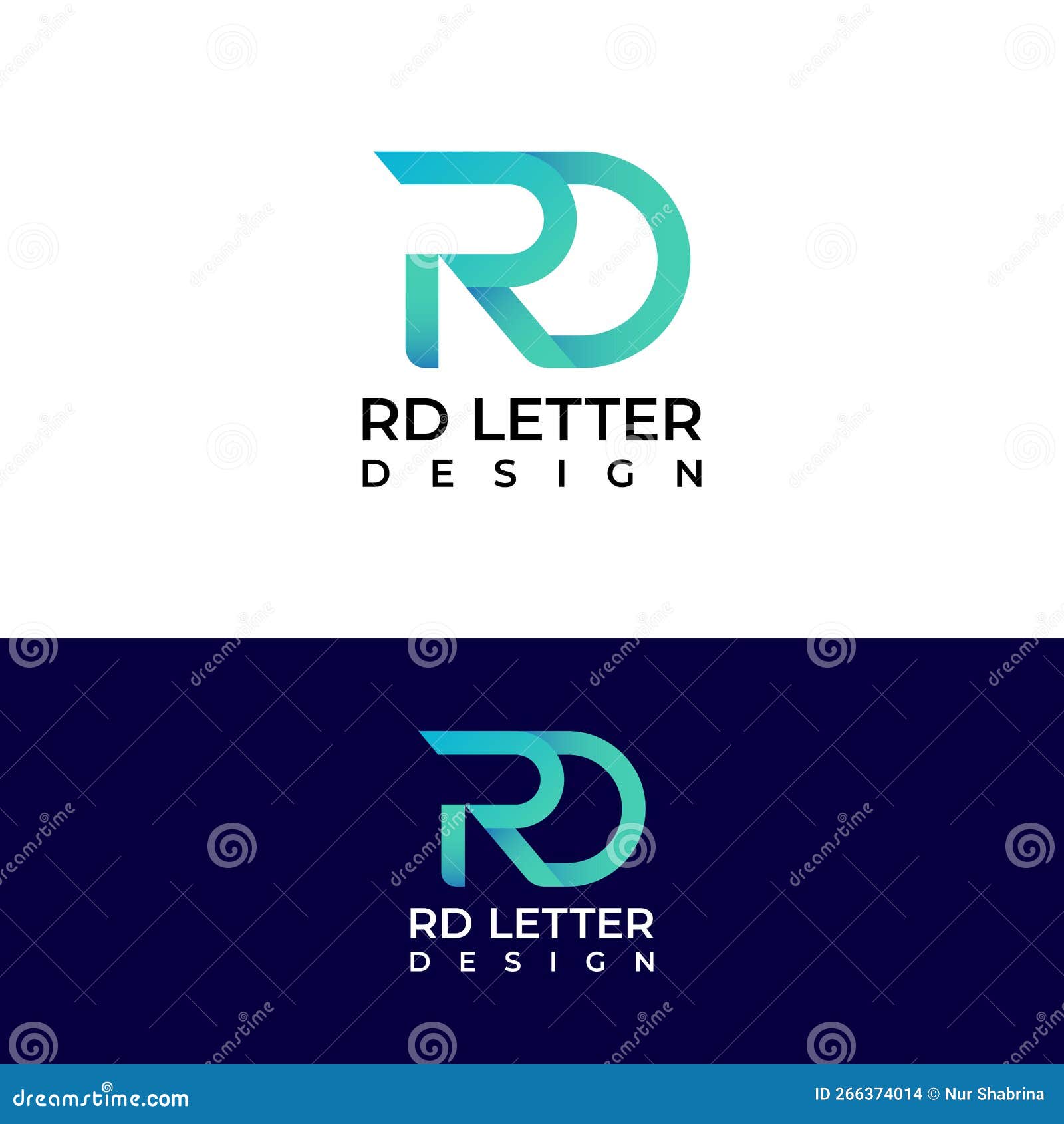Minimalist Letter DR RD Logo Design , Editable in Vector Format, Unique ...