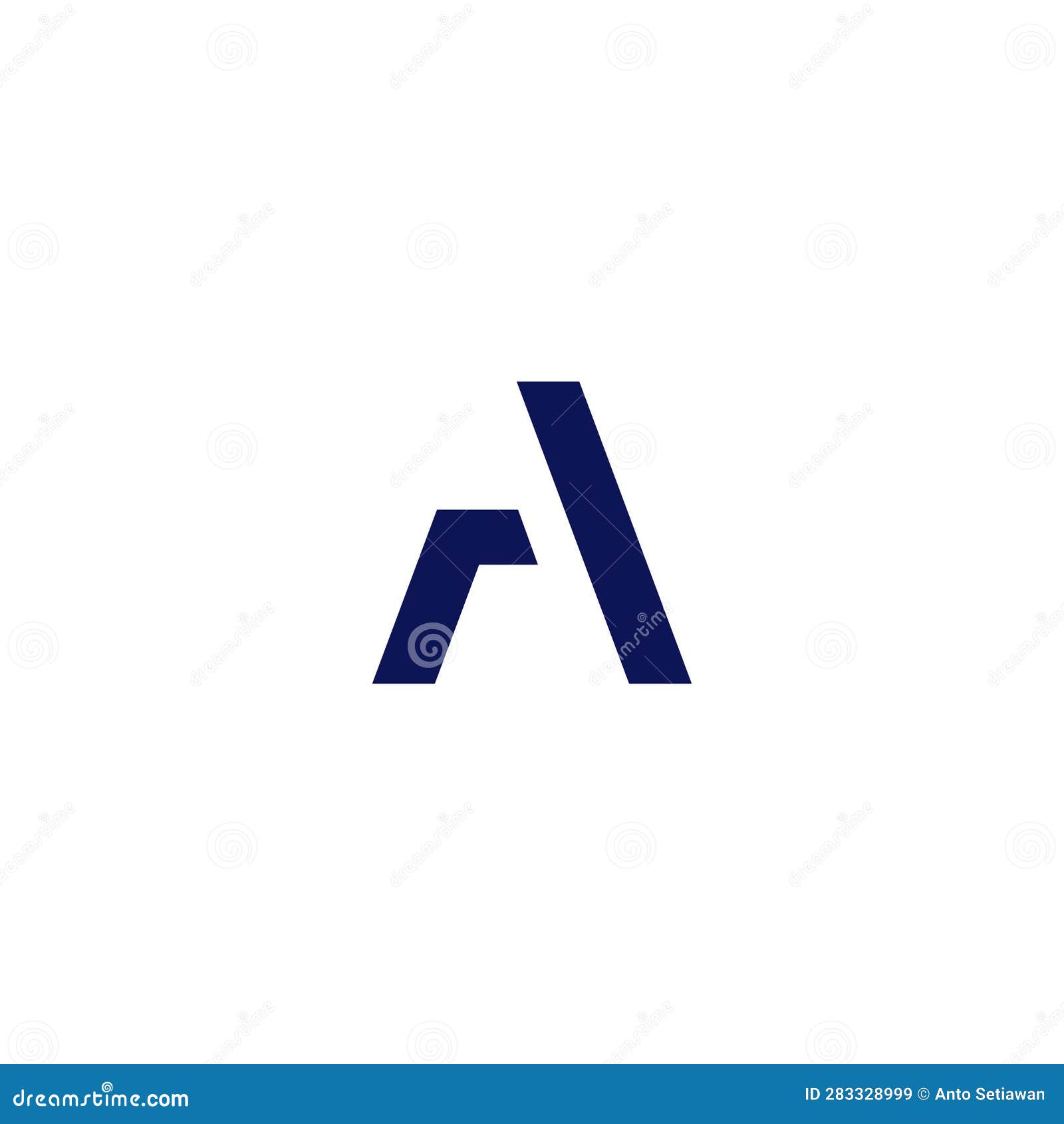 Minimalist Letter a Logo Simple Stock Vector - Illustration of font ...