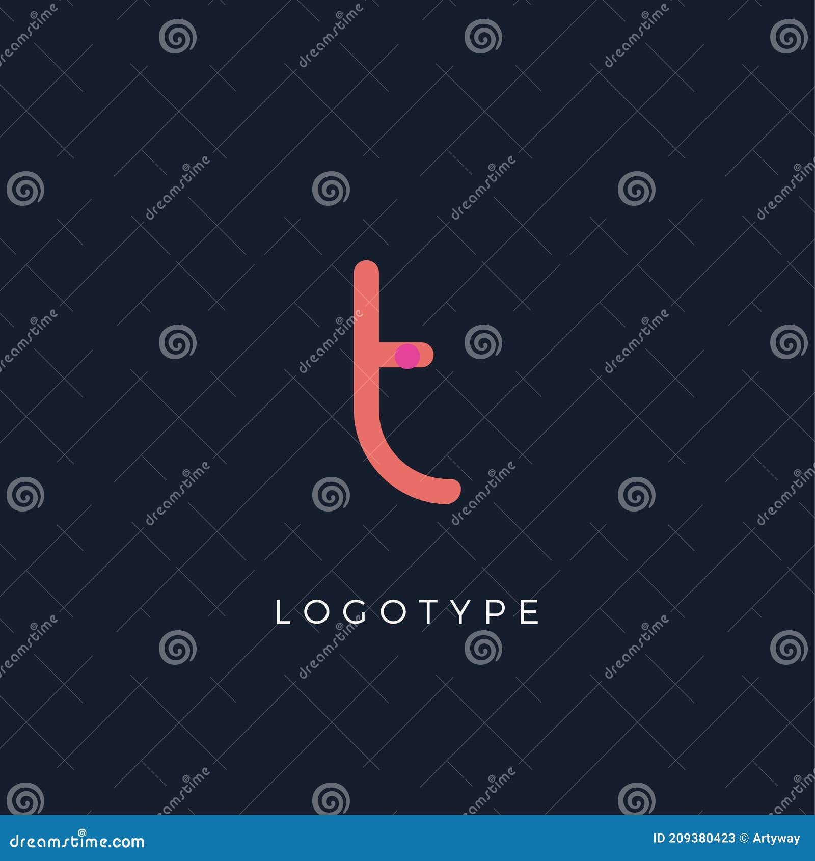 Lowercase T Template