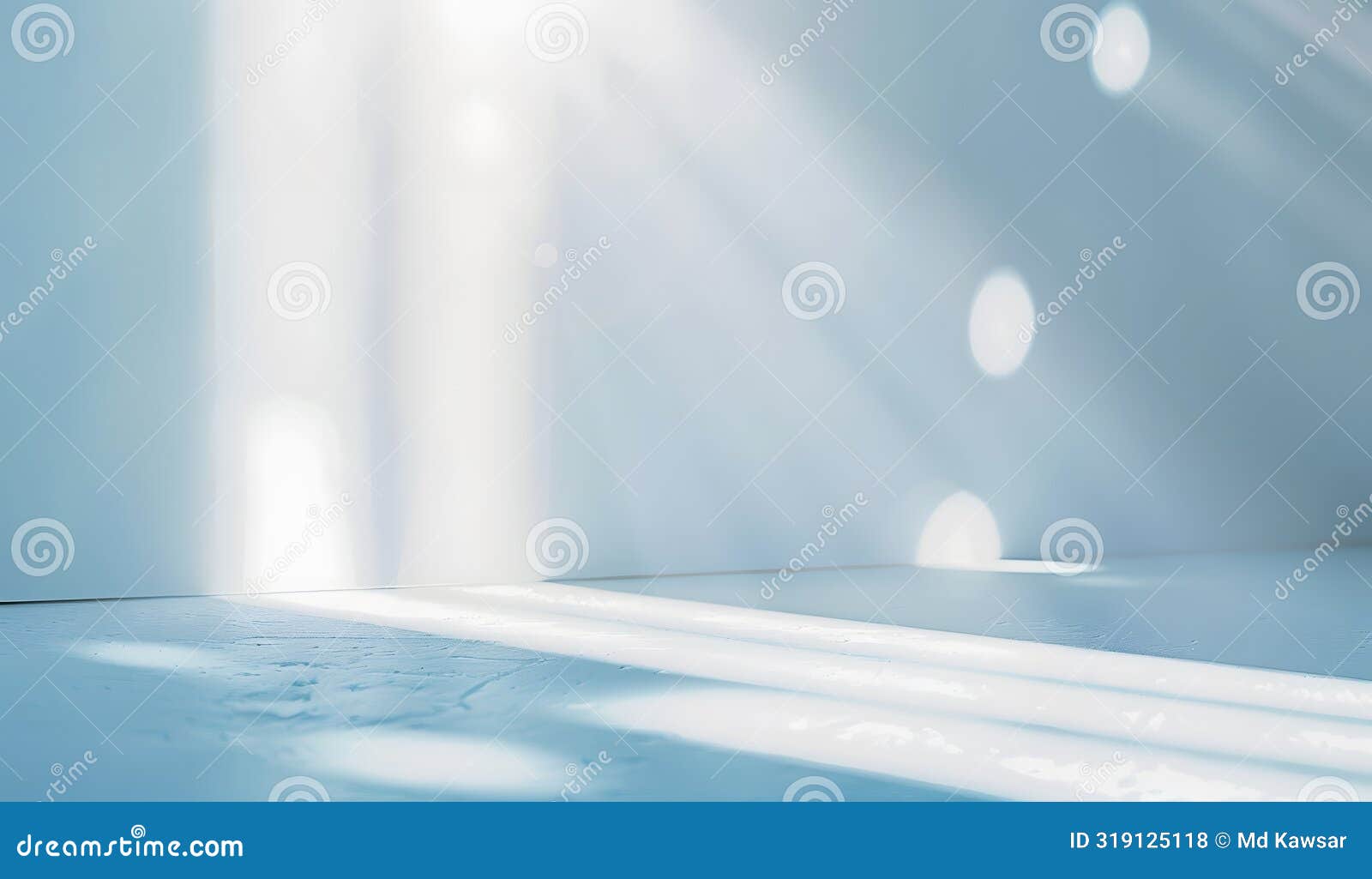 Minimalist Light Blue Studio Background for Product Display - AI ...