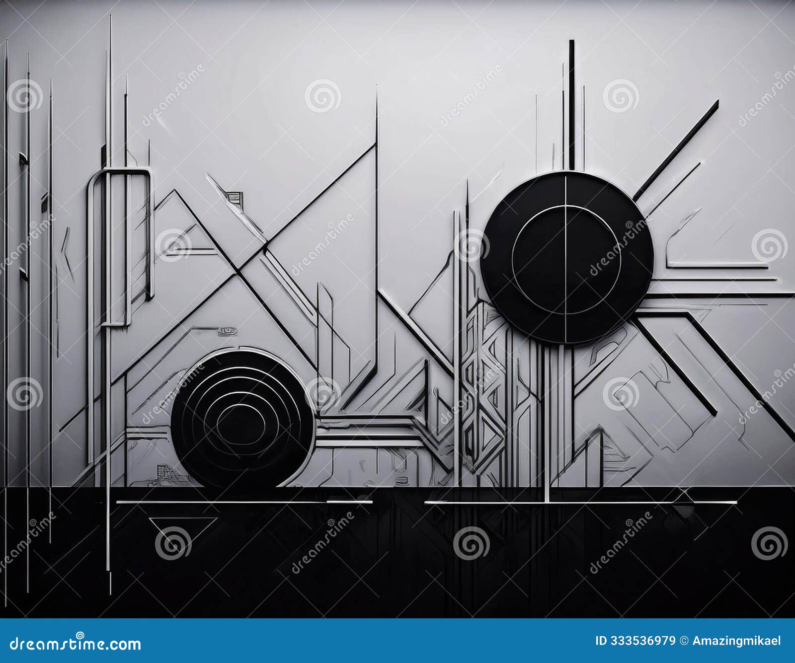 Minimalist Line Art with Abstract Geometric Patterns Clean, Simple ...