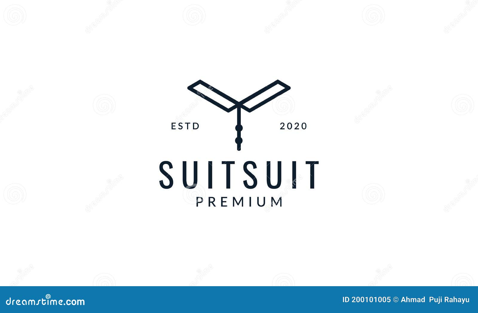 Minimalist Line Outline Suit Man Logo Vector Icon Illustration Stock ...