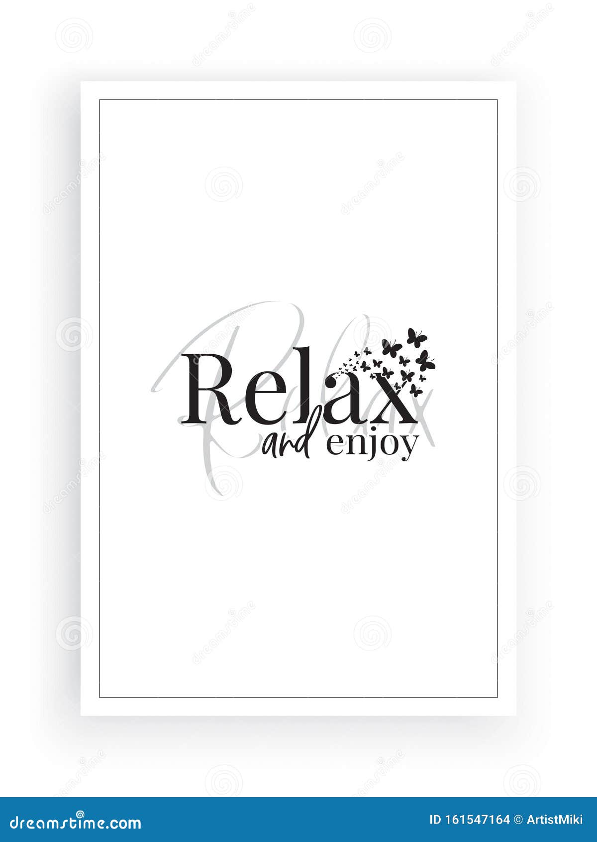 Relax and Enjoy. Wording Design, Lettering, Wall Art Decor, Wall Decals ...