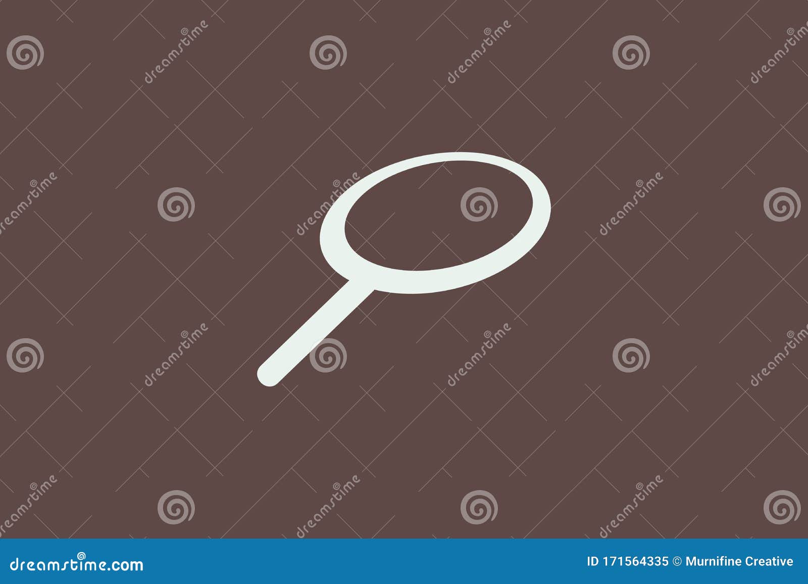 Minimalist Magnifying Logo and Icon Design Stock Vector - Illustration ...