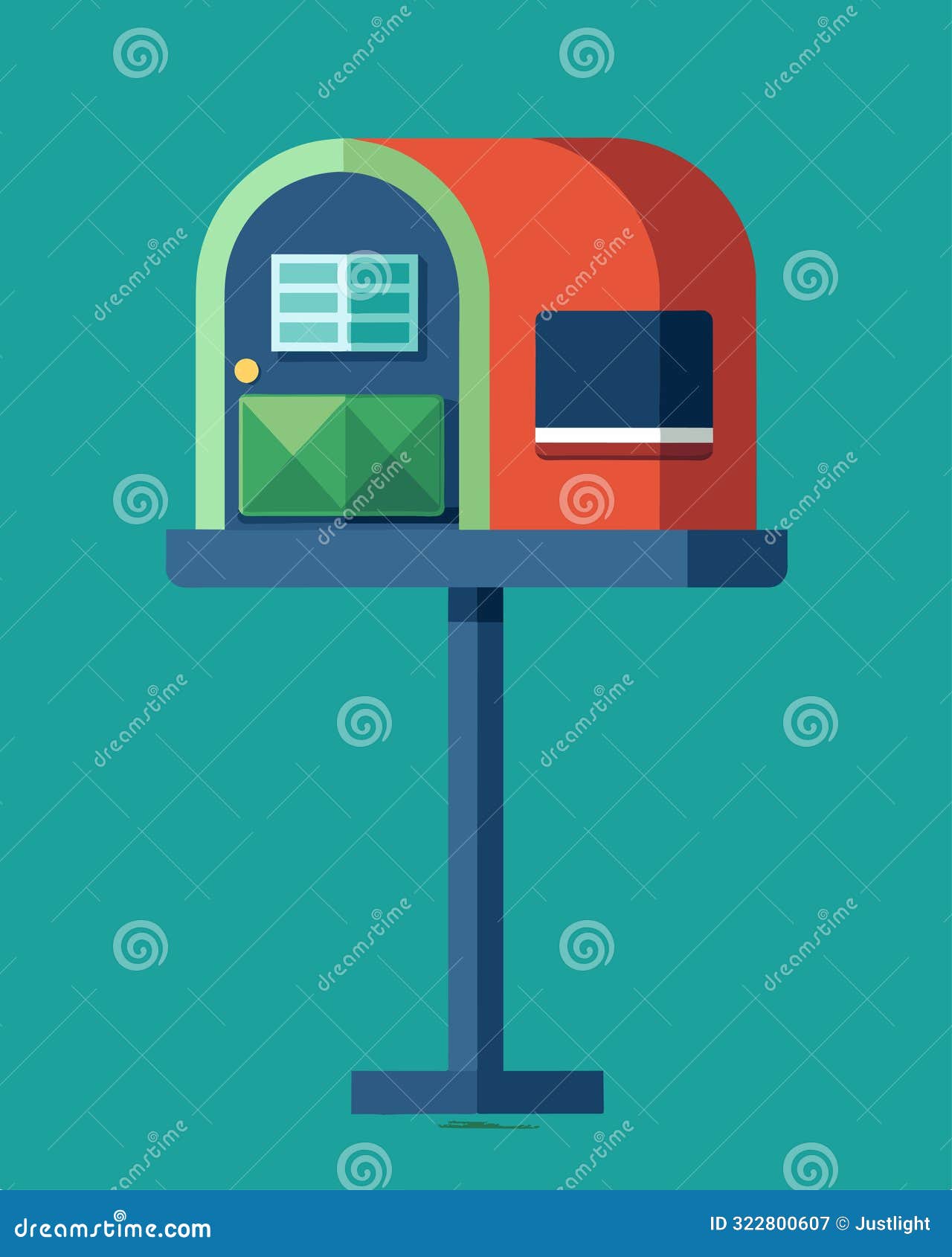 A Minimalist Mailbox with a Solarpowered Display Screen Notifying ...