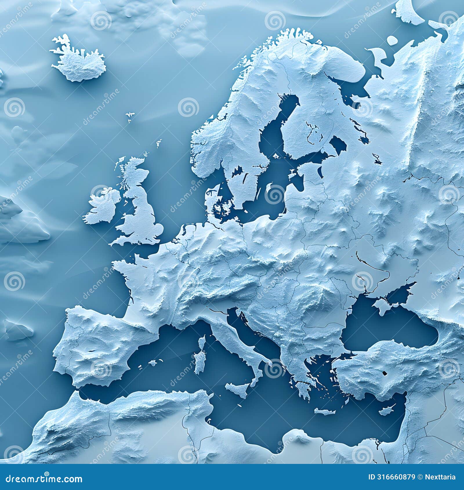 Minimalist Map of Europe - Creative Visual Aids for Brainstorming ...