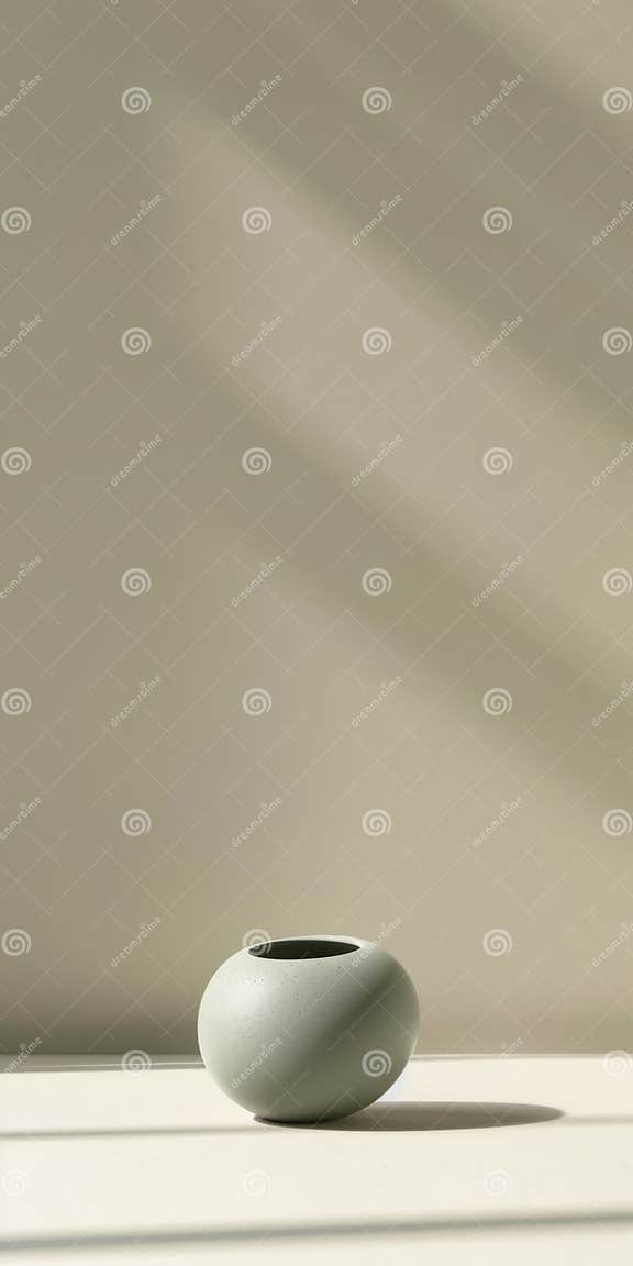 Minimalist Marketing Design on a Plain Surface. Stock Illustration ...