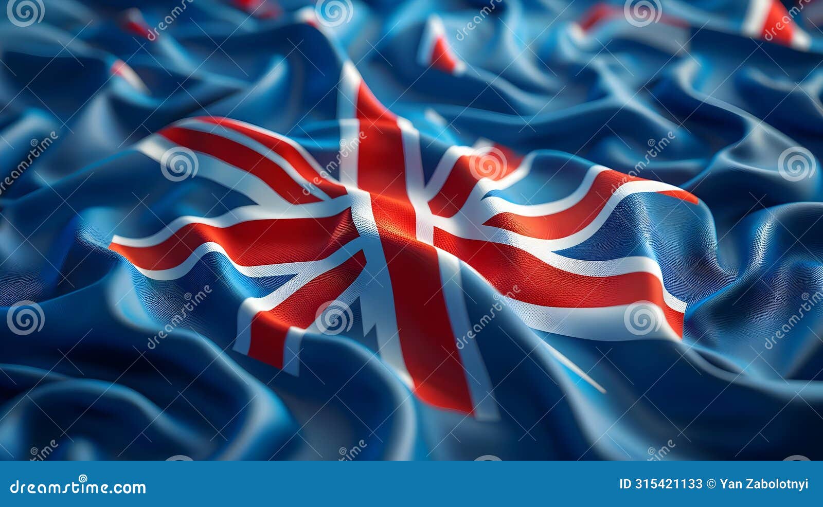 Minimalist Melody: Union Jack Waves in Rhythmic Elegance. Concept ...