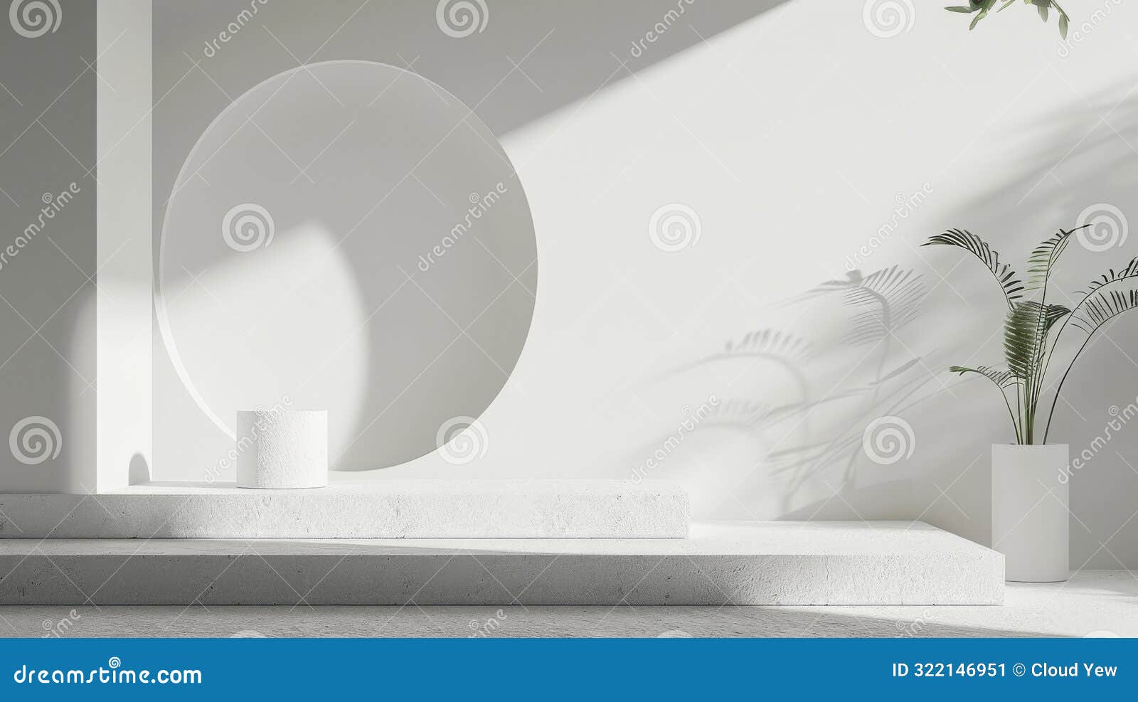 Minimalist Mockup Composition with a Clean and Uncluttered Background ...