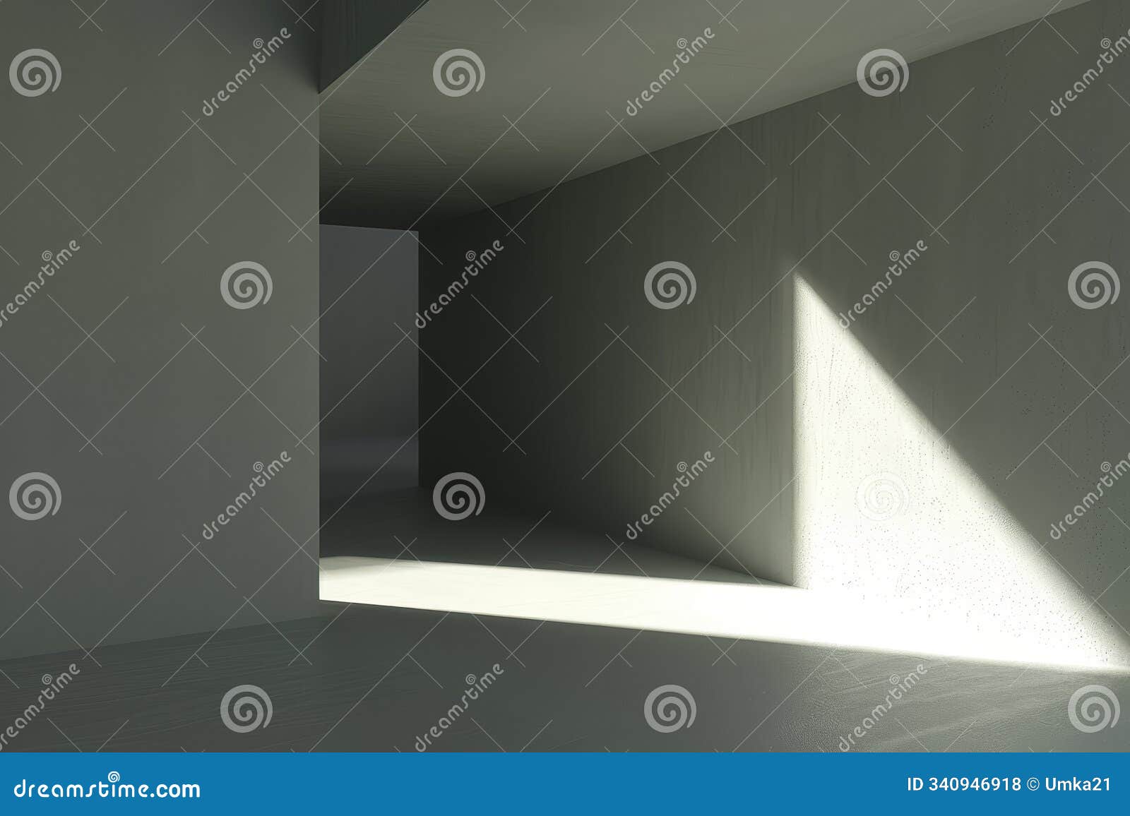 Minimalist Modern Architecture with Dramatic Light and Shadows Stock ...