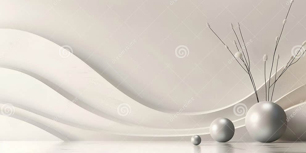 Minimalist Modern Background with Clean, Refined Lines. Stock ...