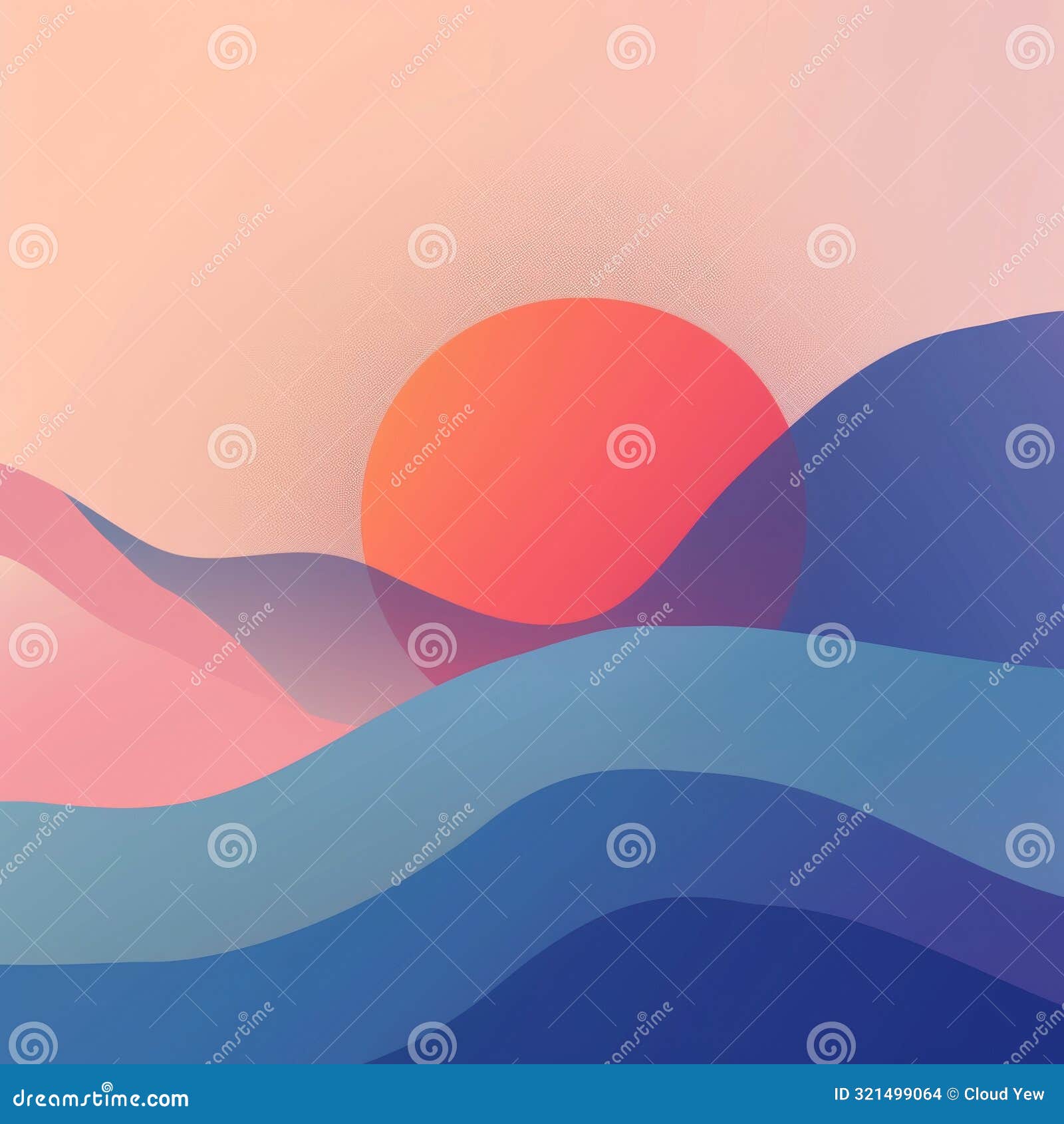 Minimalist Modern Background with Soft, Calming Gradients. Stock ...